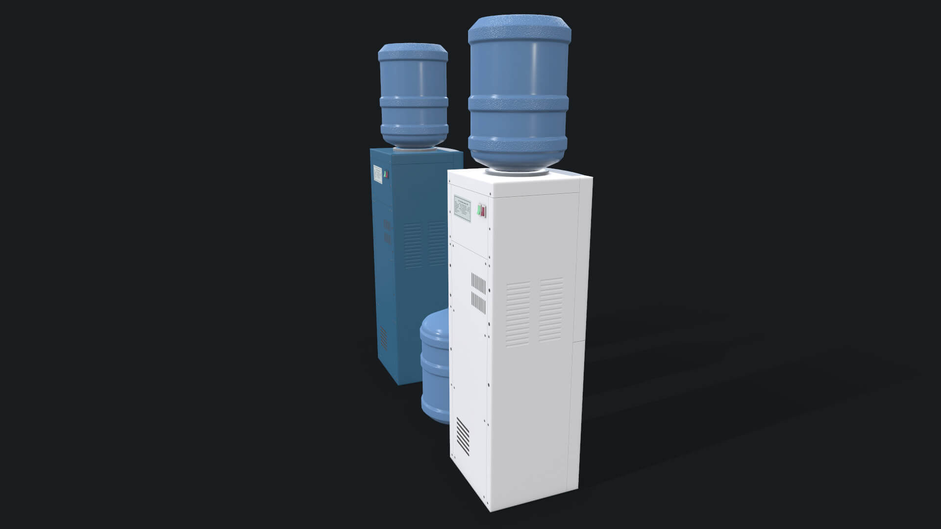 Water Cooler - 3D Model by AshMesh