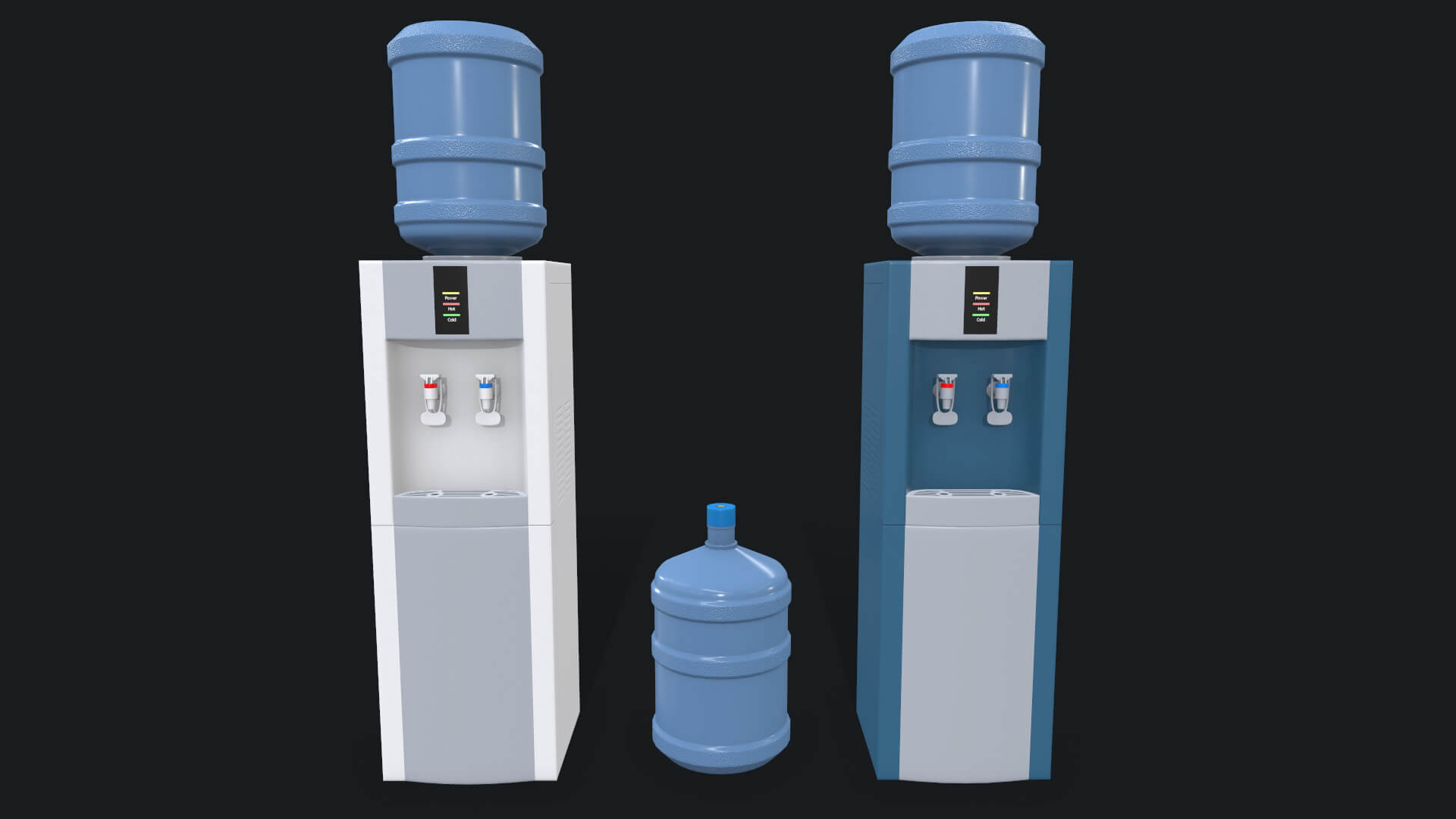 Water Cooler - 3D Model by AshMesh
