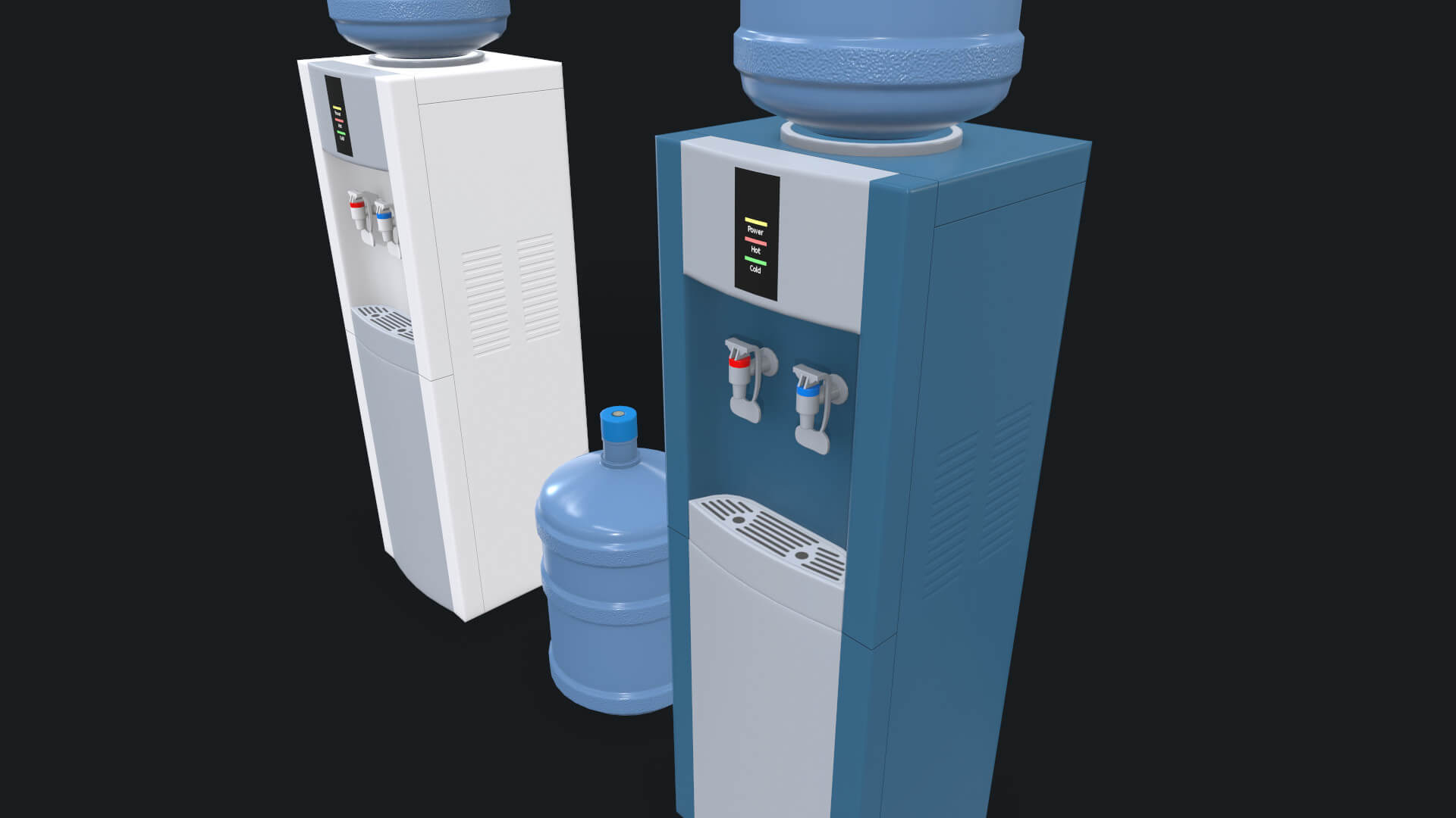 Water Cooler - 3D Model by AshMesh