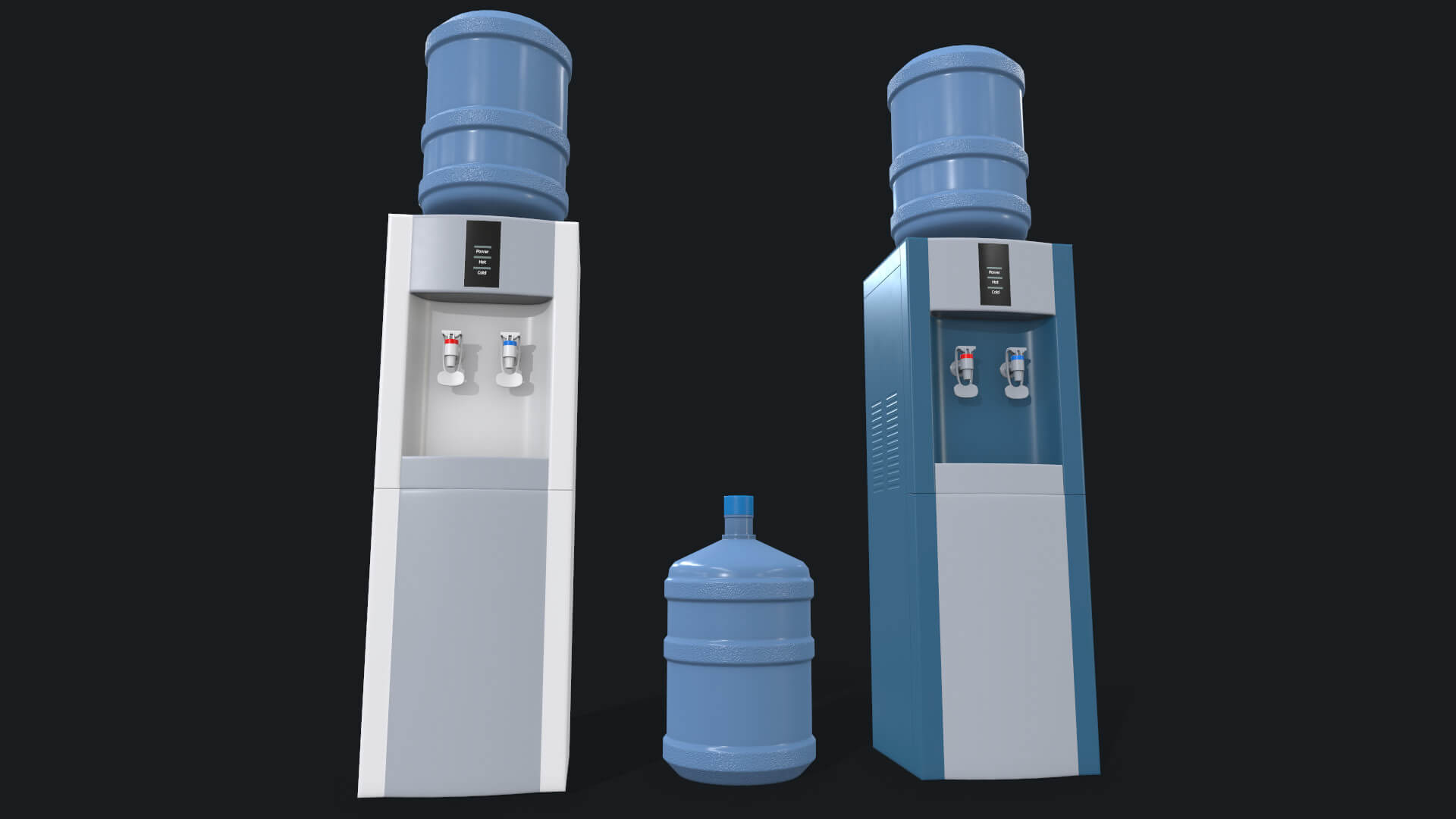 Water Cooler - 3D Model by AshMesh