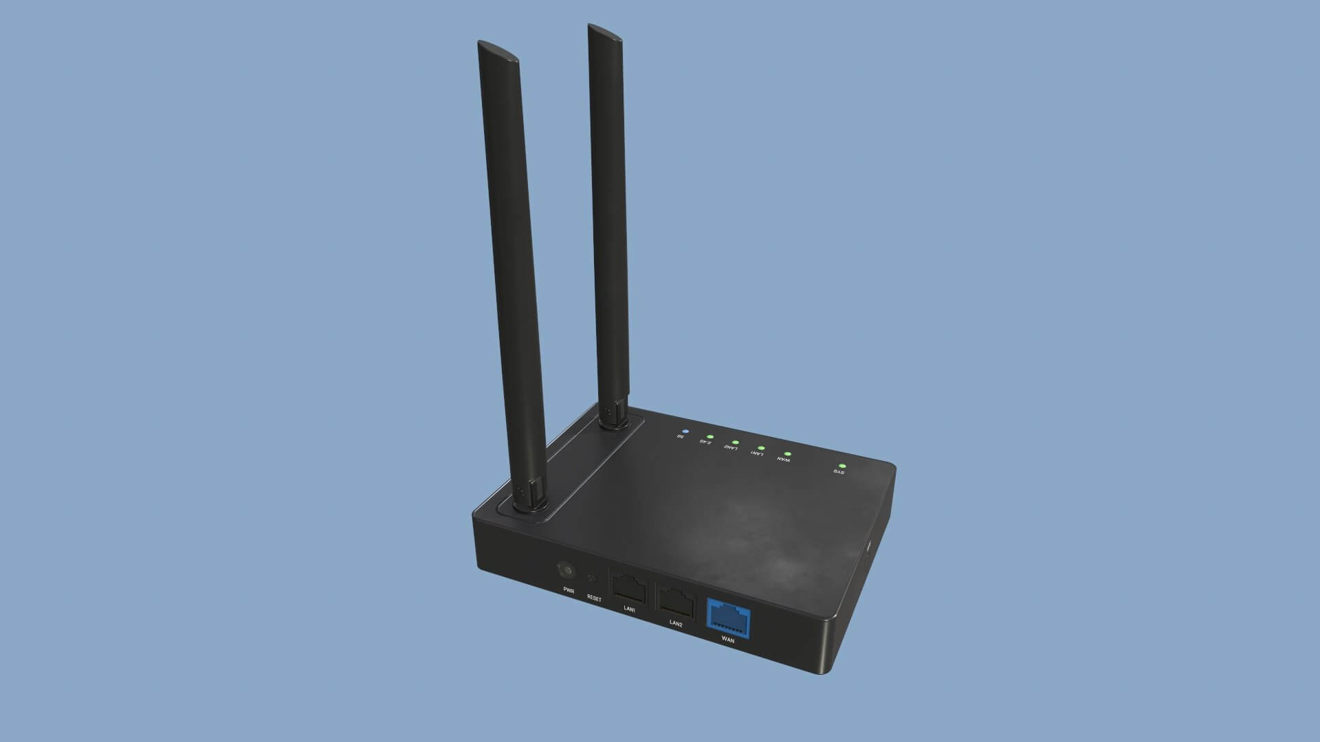 Wi-Fi Router 3D Model by AshMesh
