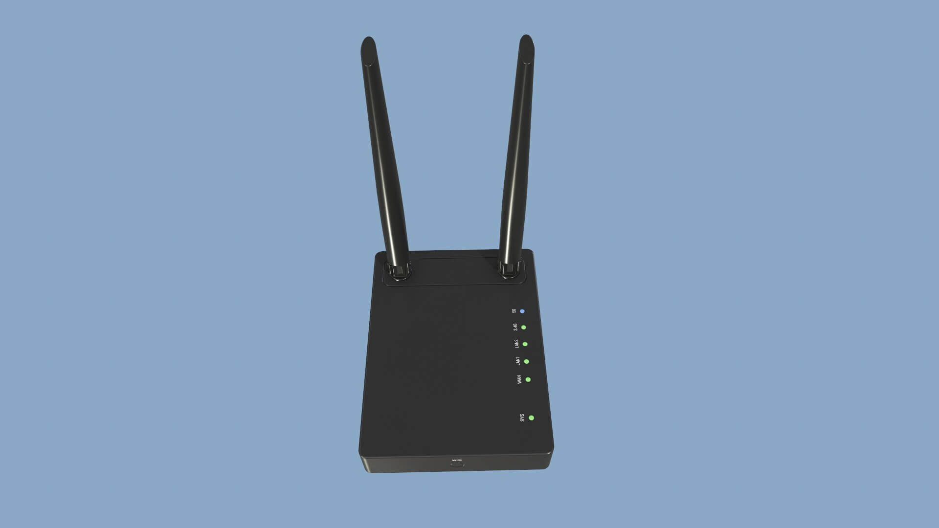Wi-Fi Router 3D Model by AshMesh