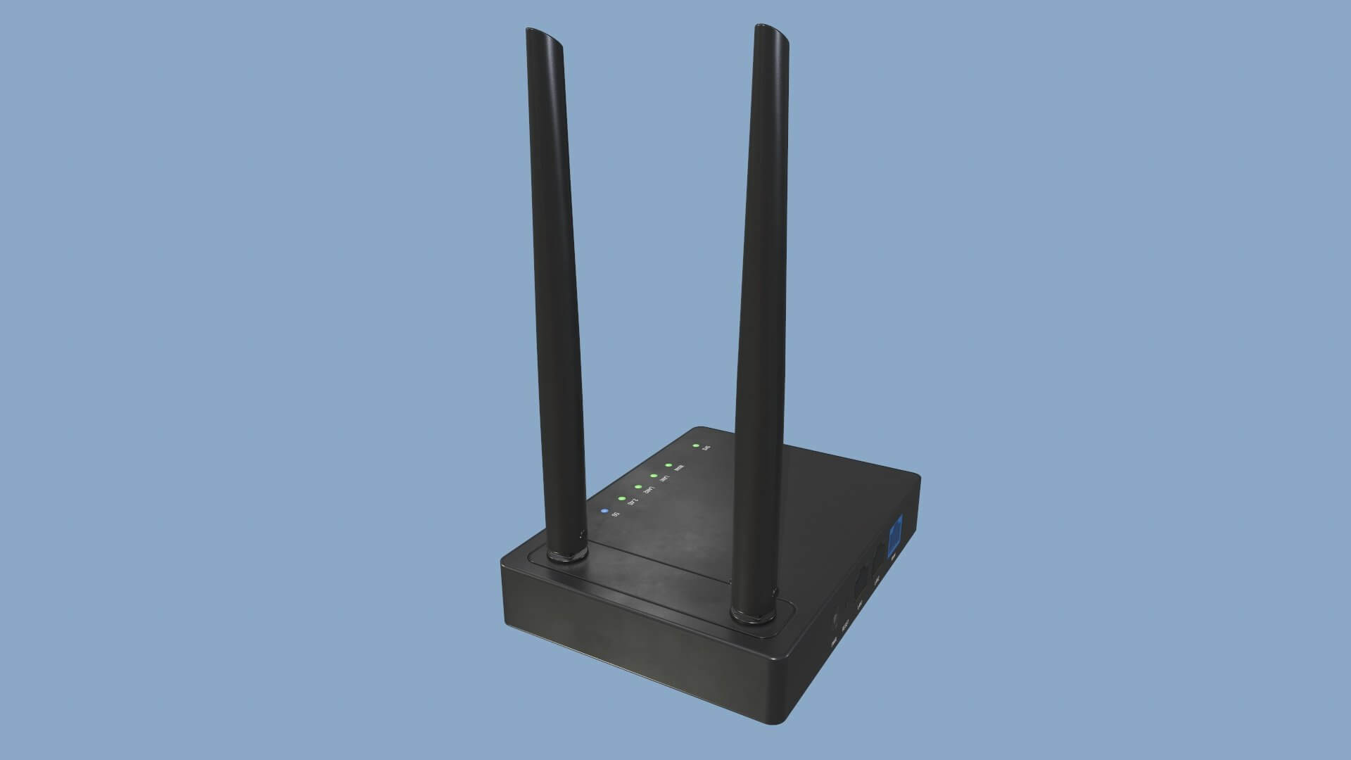 Wi-Fi Router 3D Model by AshMesh