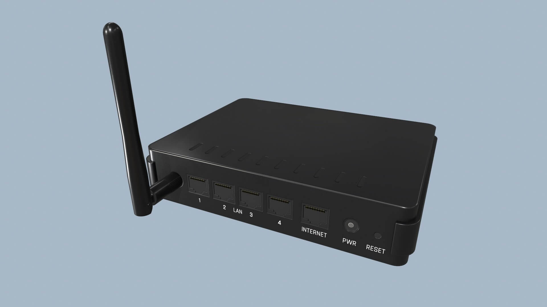 Wi-Fi Router 3D Model by AshMesh