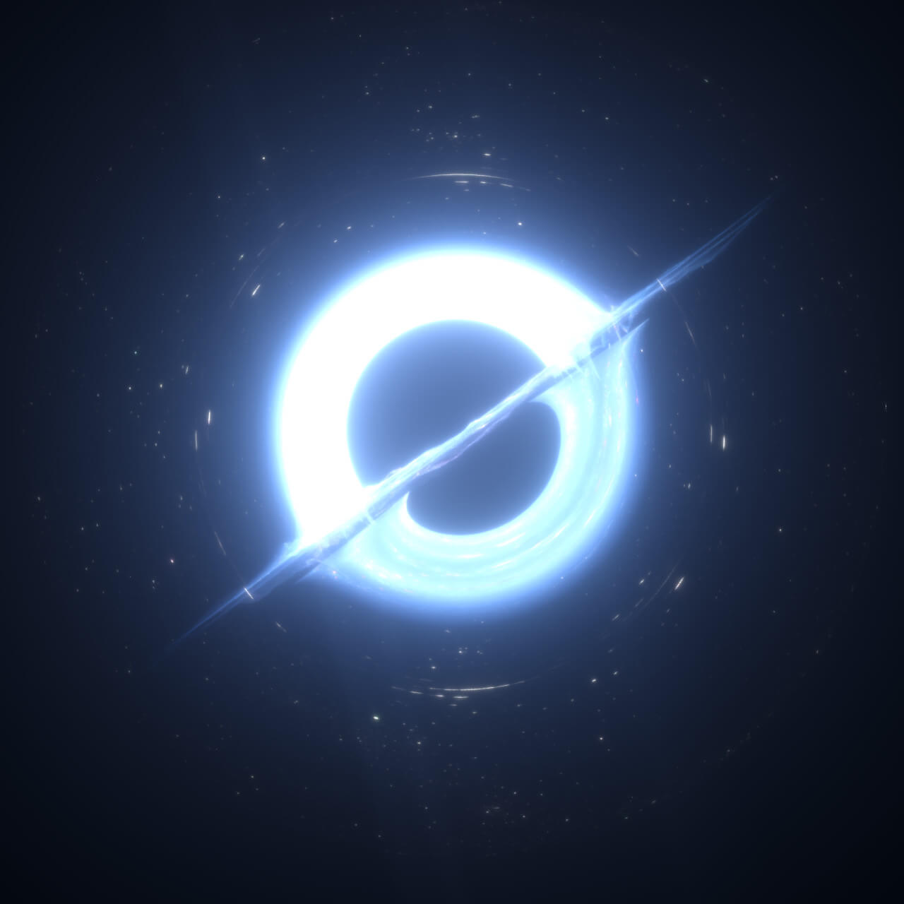 Black Hole (Gargantua) - Free 3D Model by asiry