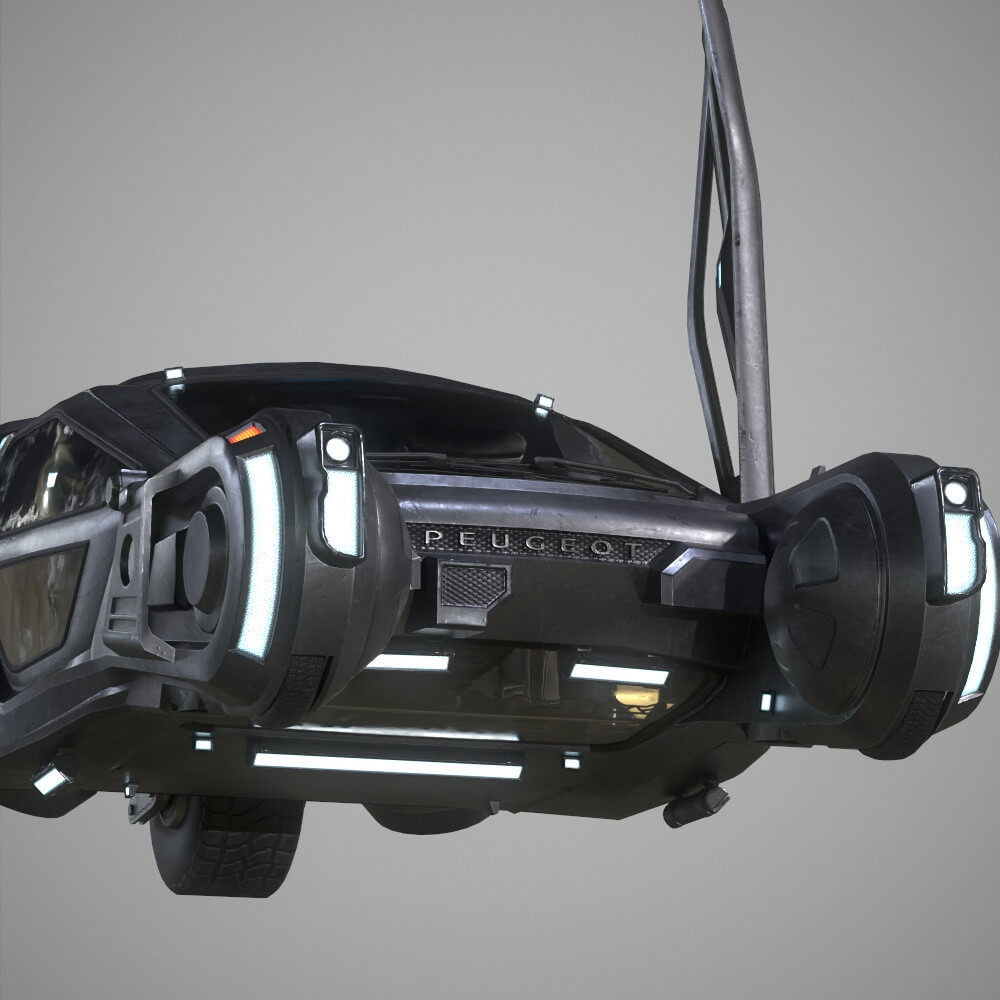 Blade Runner 2049 Spinner - 3D Model by asiry