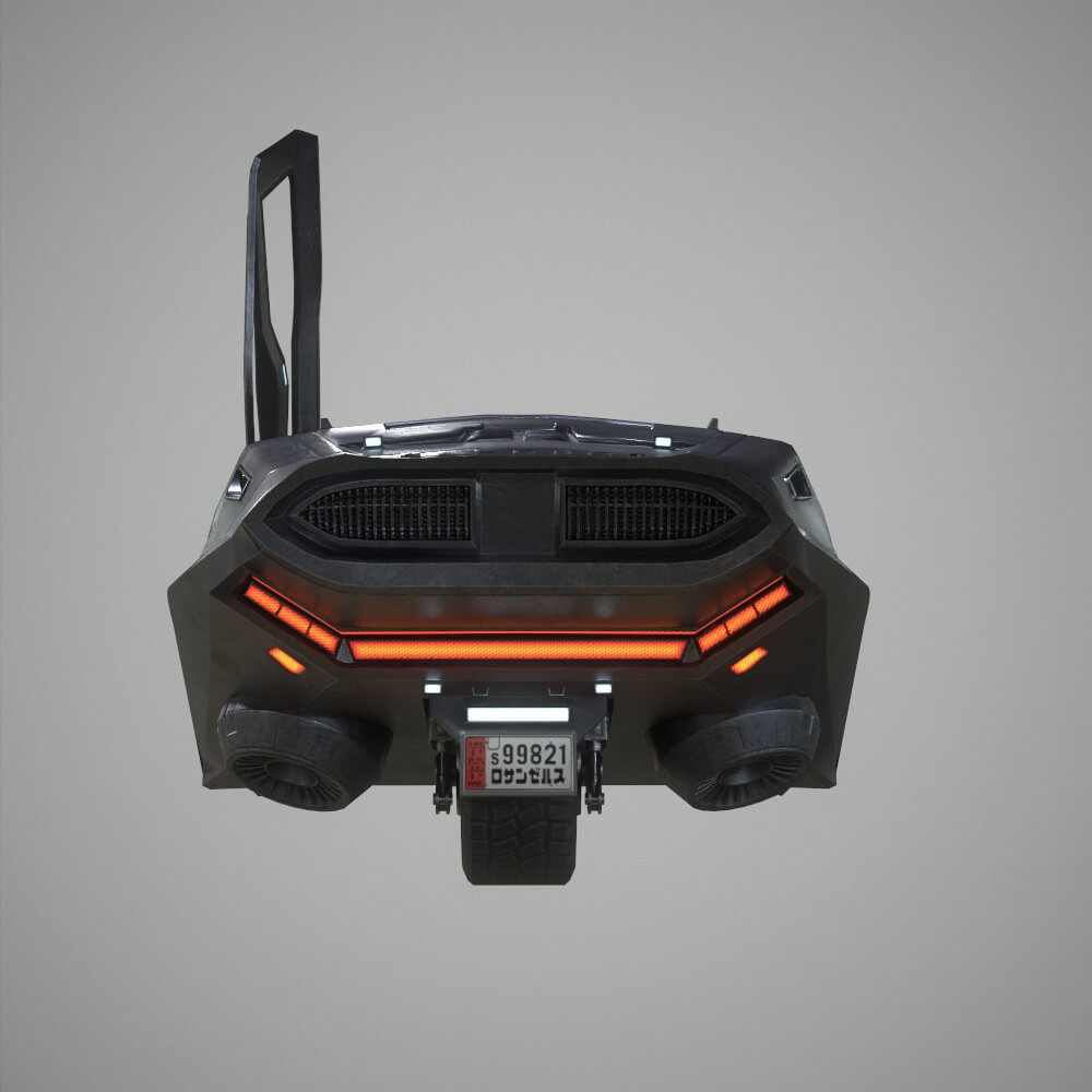 Blade Runner 2049 Spinner - 3D Model by asiry