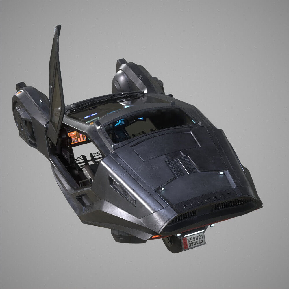 Blade Runner 2049 Spinner - 3D Model by asiry