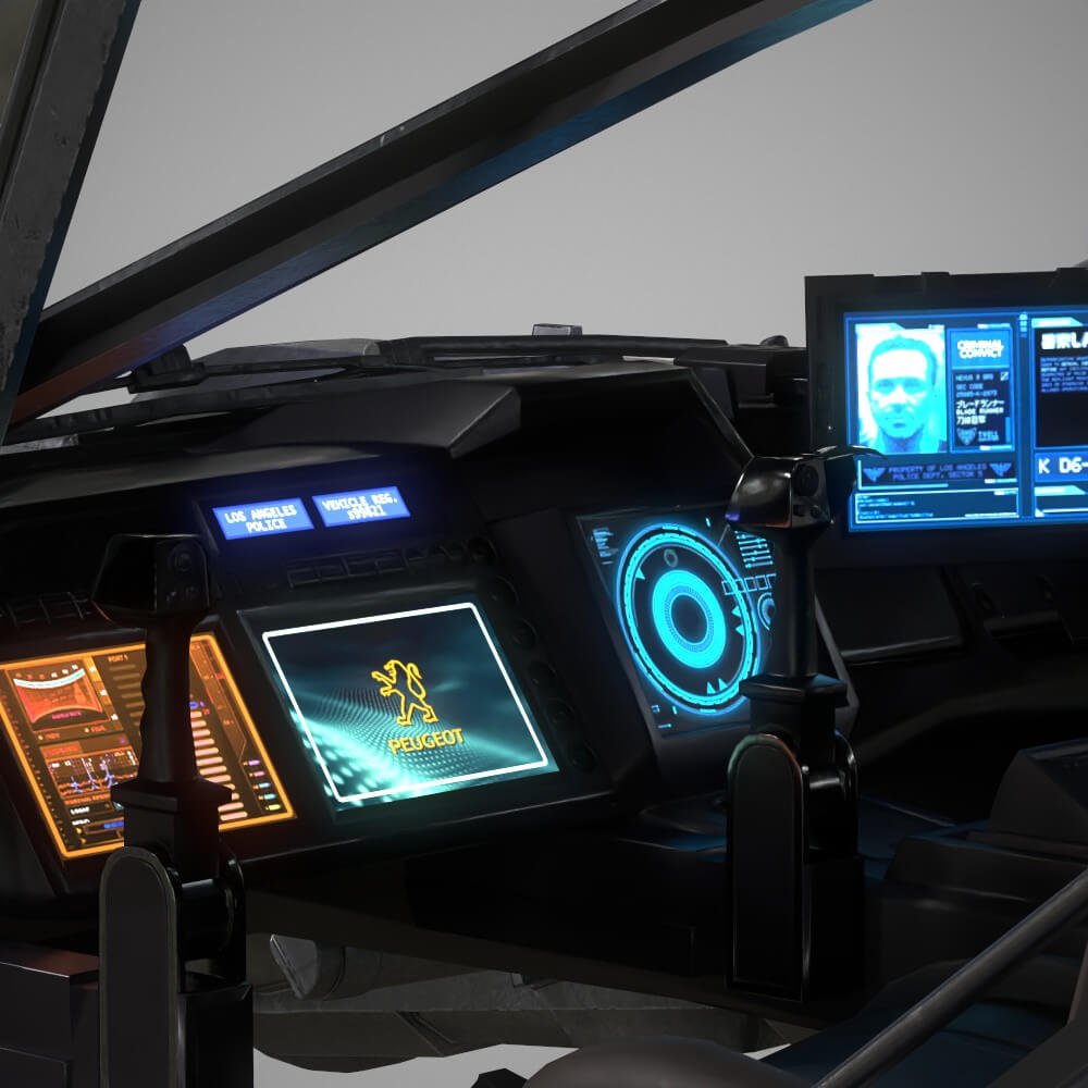 Blade Runner 2049 Spinner - 3D Model by asiry