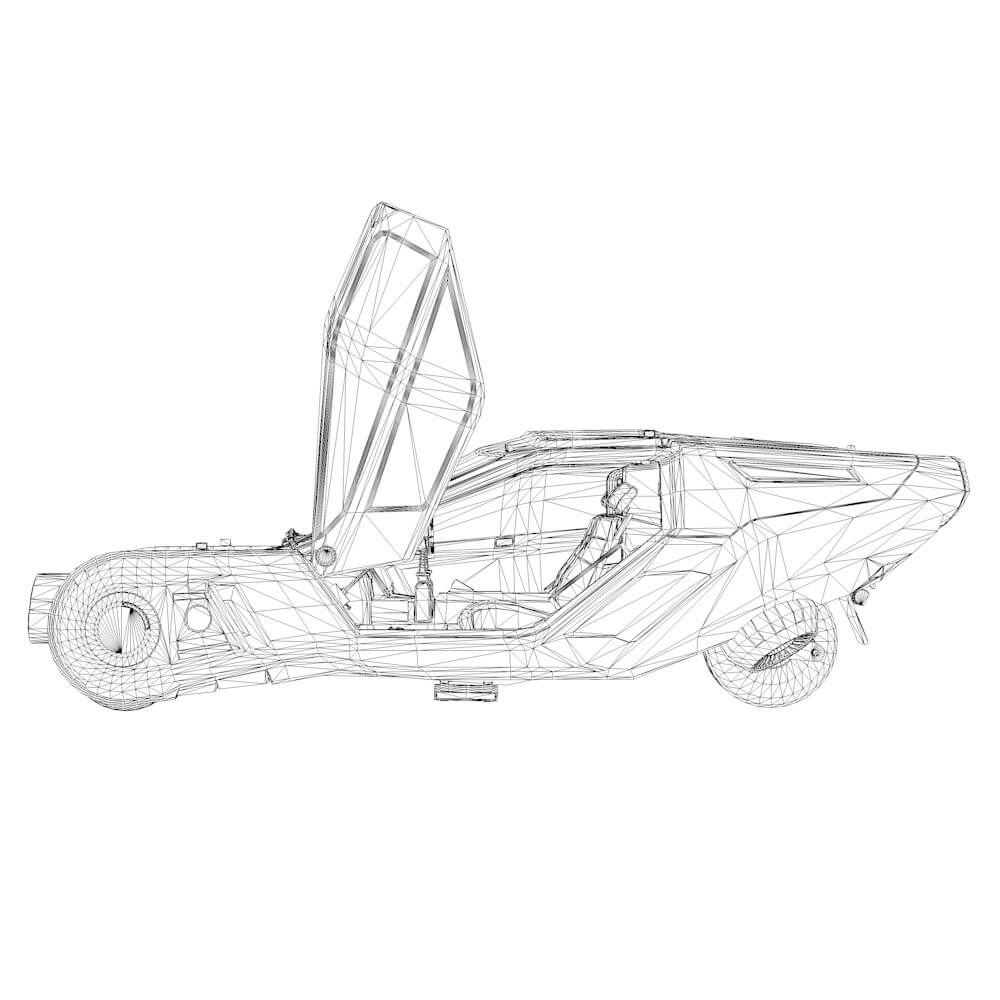 Blade Runner 2049 Spinner - 3D Model by asiry