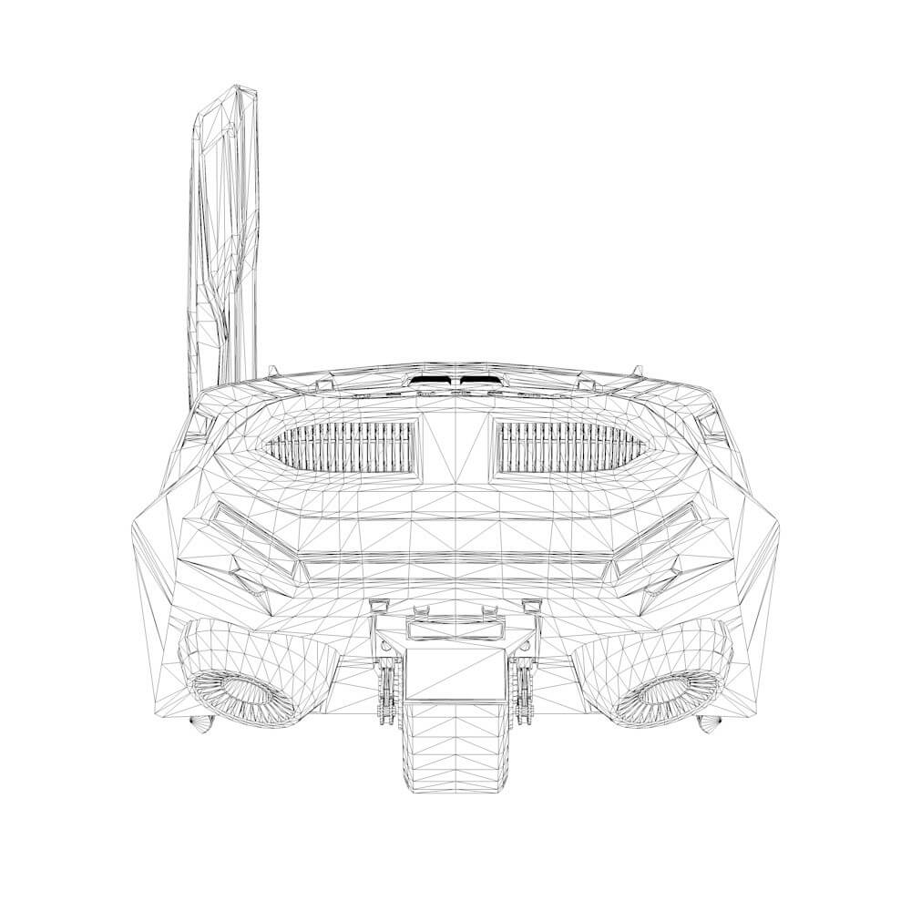 Blade Runner 2049 Spinner - 3D Model by asiry