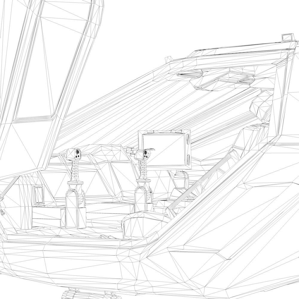 Blade Runner 2049 Spinner - 3D Model by asiry