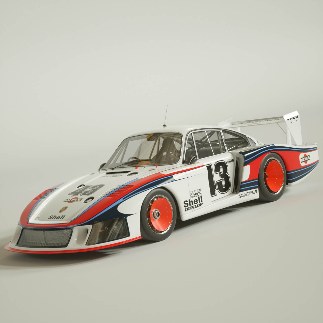 Porsche 935/78 Moby Dick 3D Model by asiry