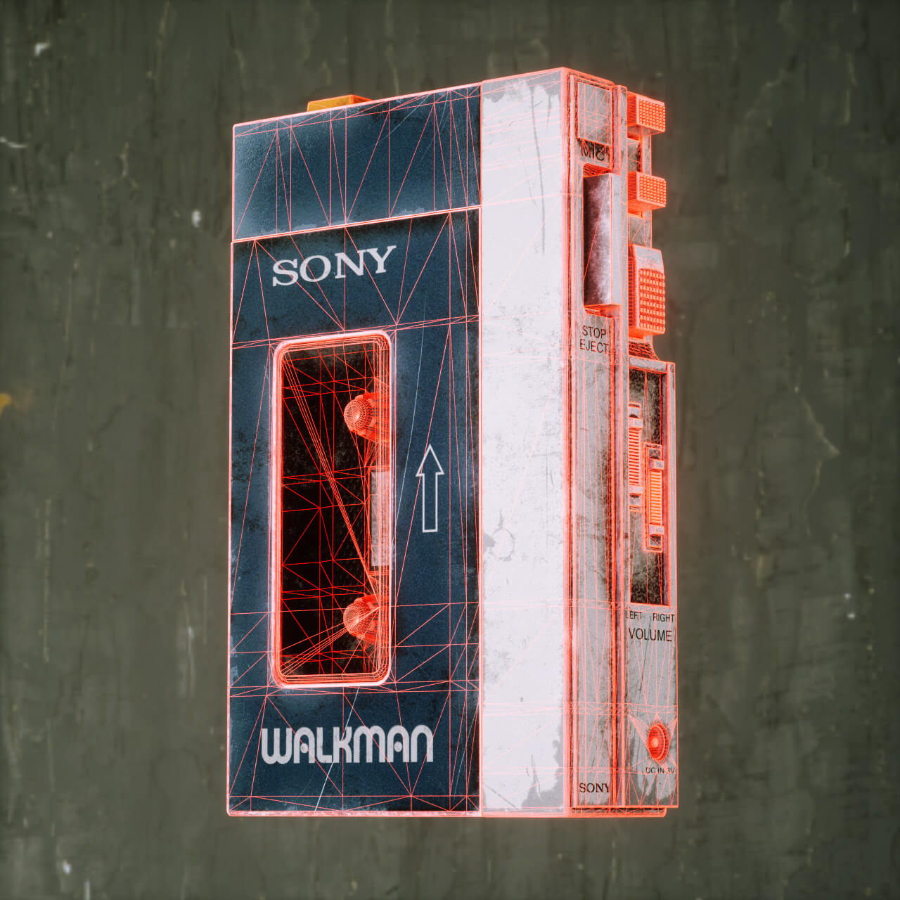 Sony Walkman TPS-L2 3D Model by asiry