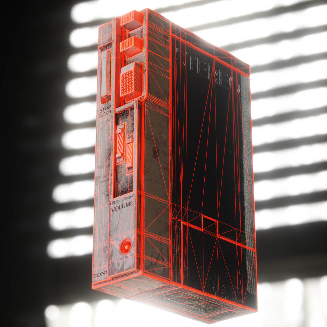 Sony Walkman TPS-L2 3D Model by asiry