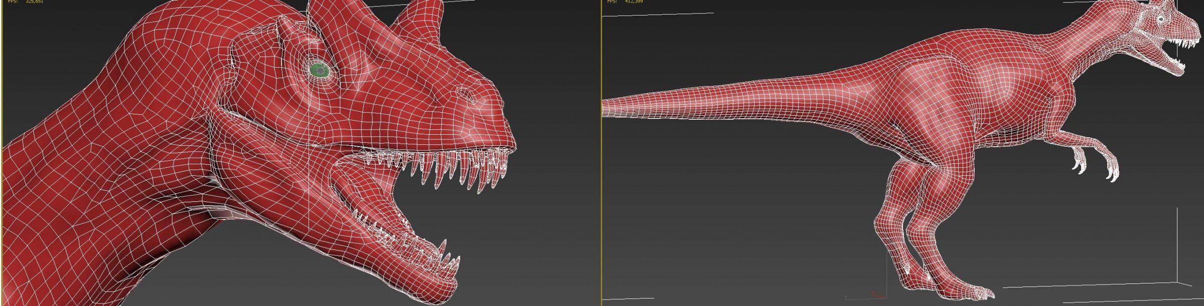 Allosaurus - 3D Model by Astil