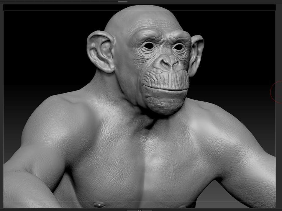 Chimpanzee - 3D Model by Astil