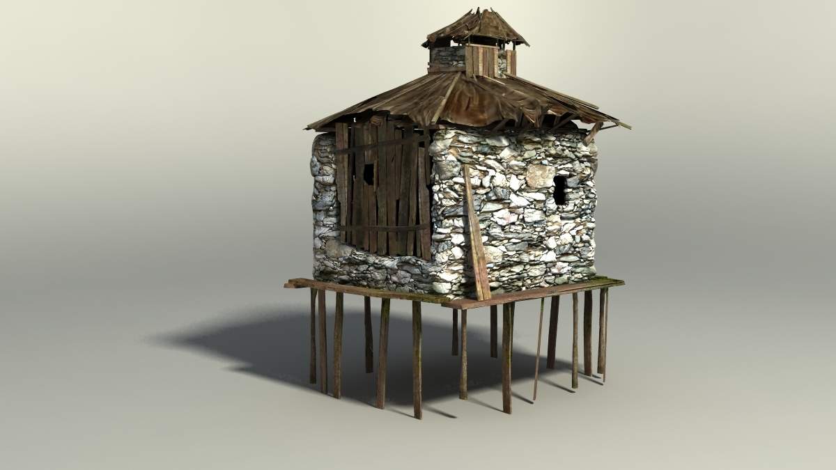 Shack Set 1 - 3D Model by Astil