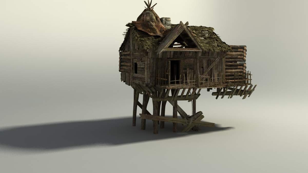 Shack Set 1 - 3D Model by Astil