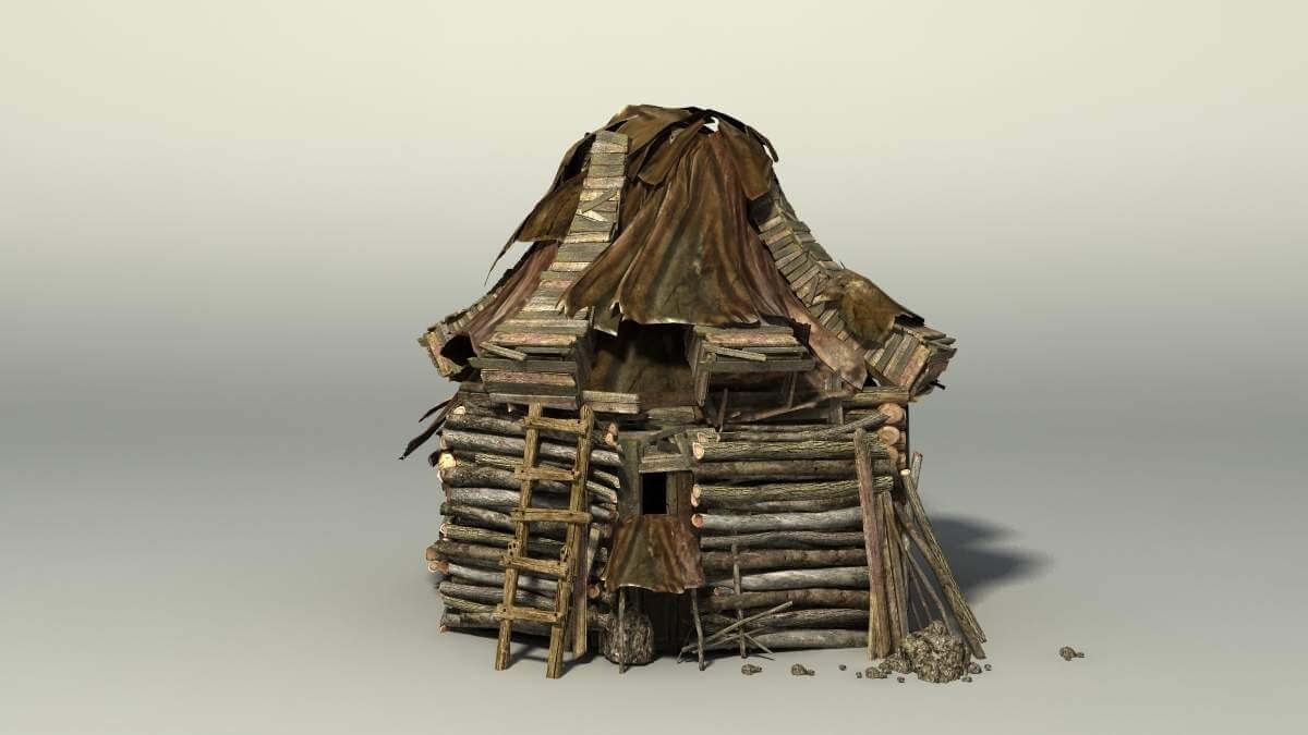 Shack Set 2 - 3D Model by Astil