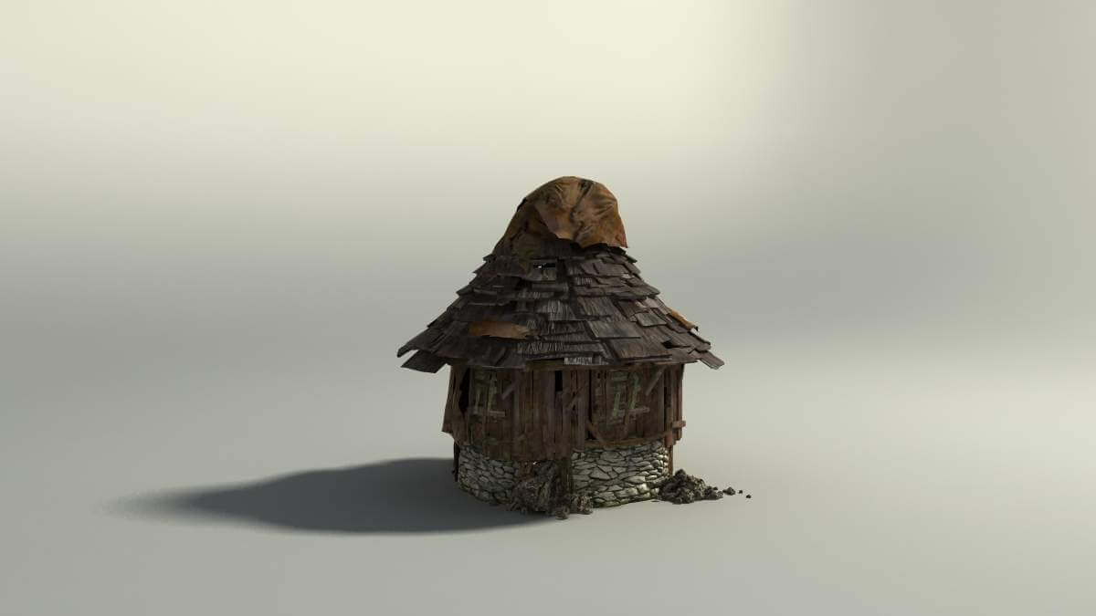 Shack Set 2 - 3D Model by Astil