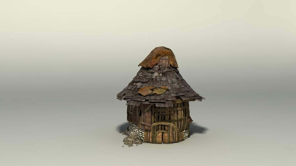 Shack Set 2 - 3D Model by Astil
