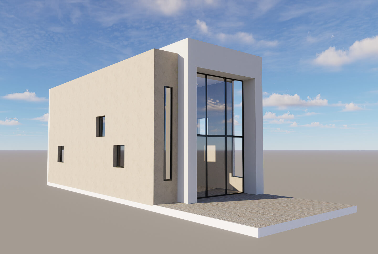 Modern House - 3D Model by AstorTango