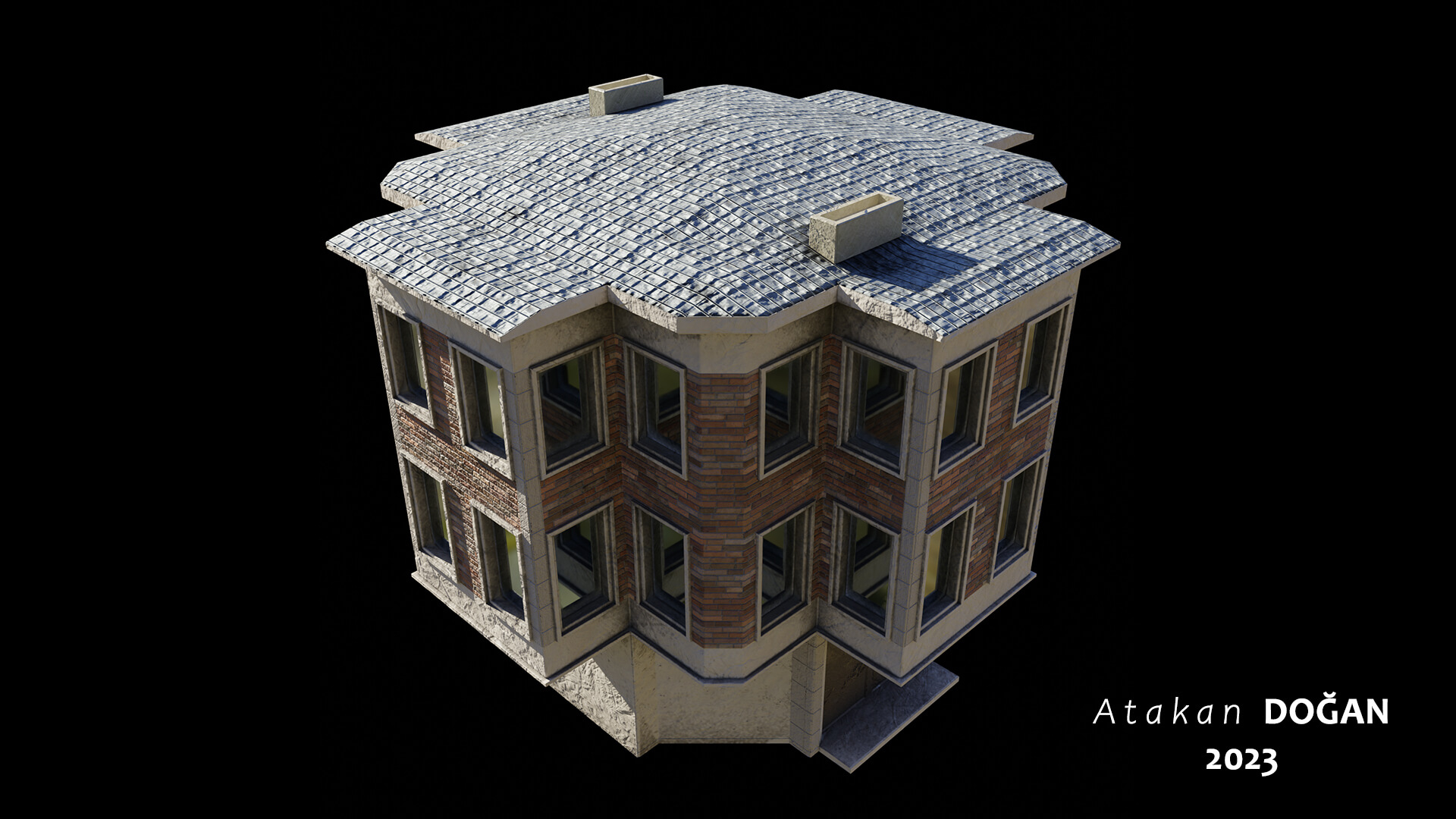 House5- Urban Apartment 3D Model by Atakan