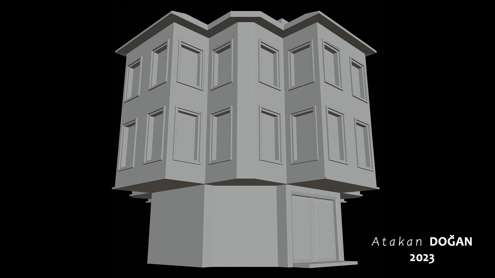 House5- Urban Apartment 3D Model by Atakan
