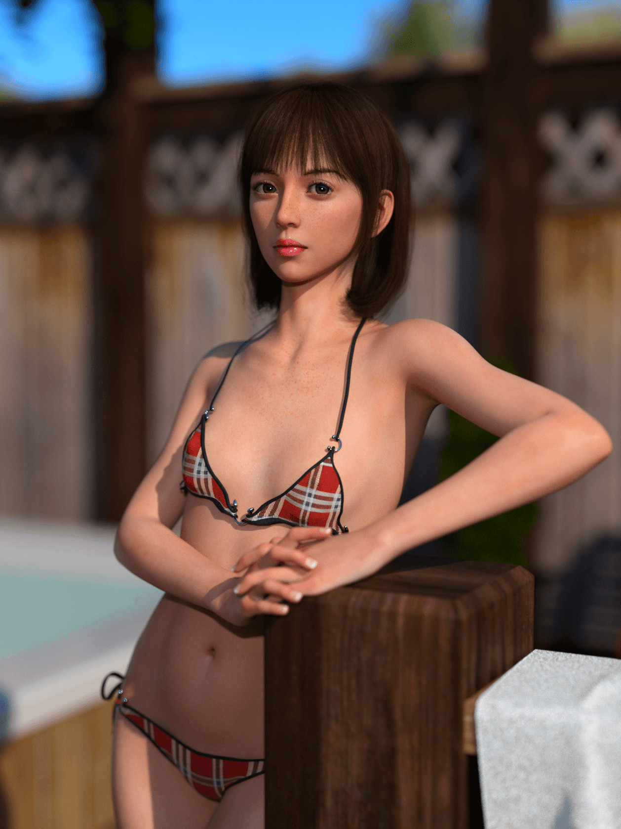 CUTE GIRL 3D Render | RenderHub Gallery