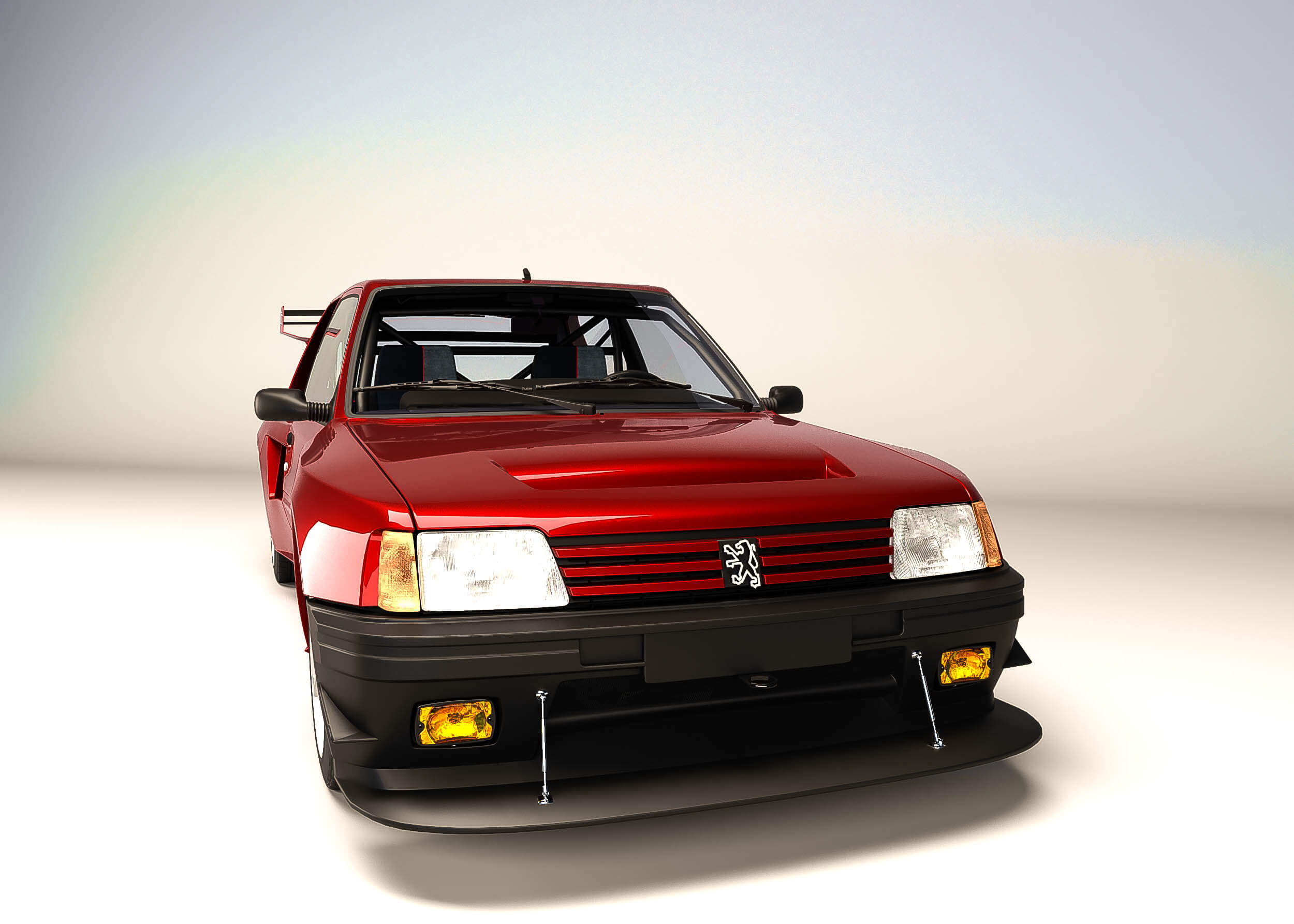 Peugeot 205 GTI Race 1984 - 3D Model by aur2l