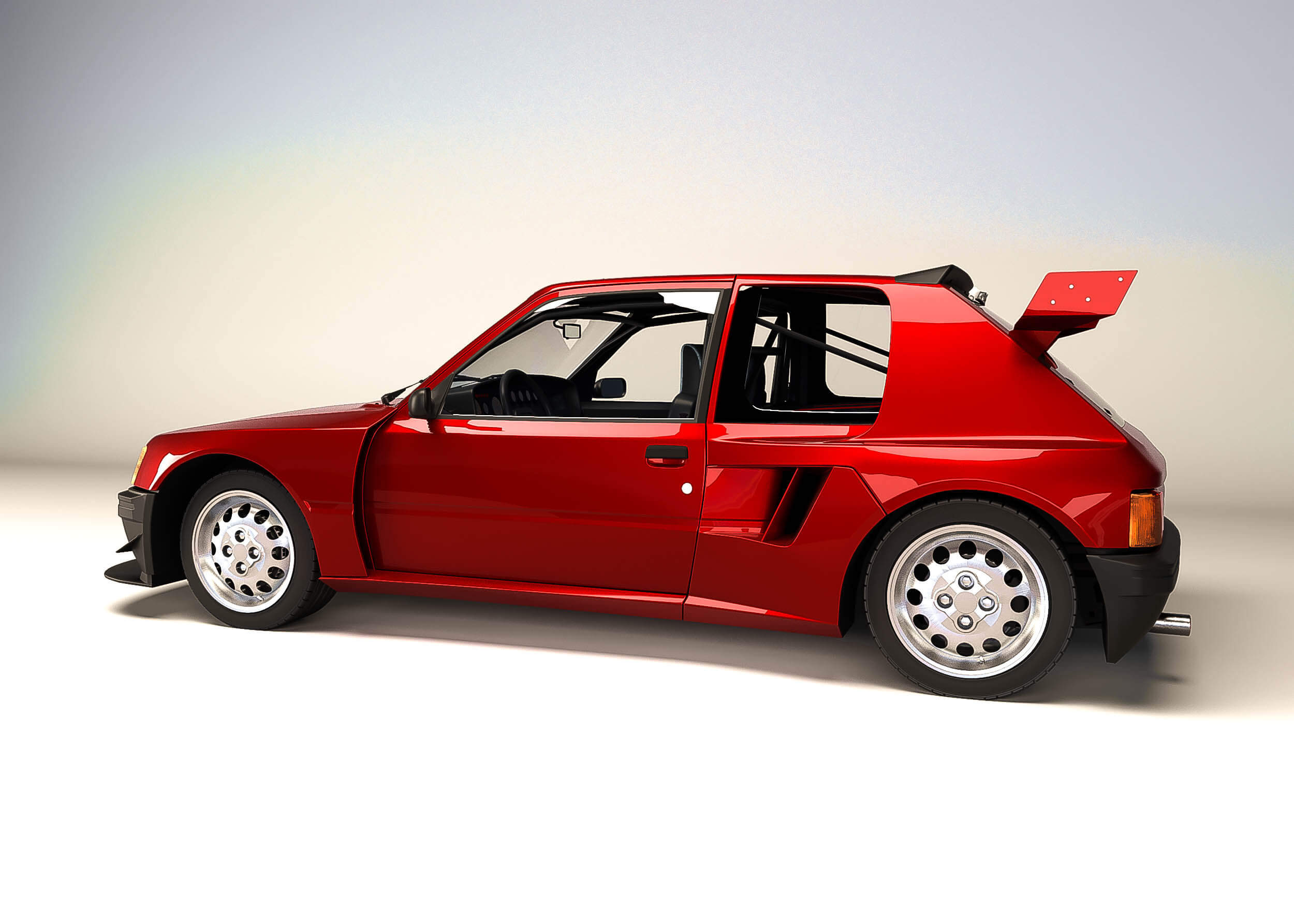 Peugeot 205 GTI Race 1984 - 3D Model by aur2l