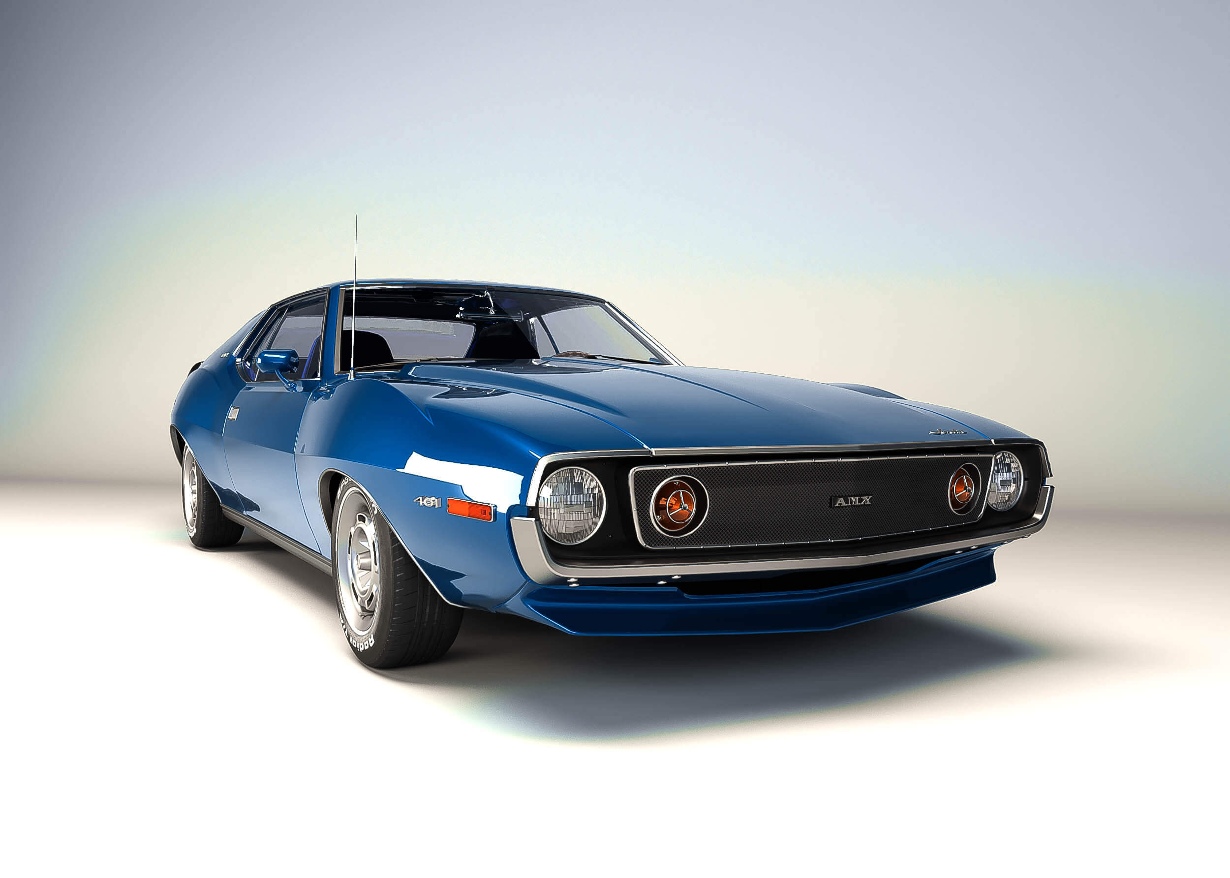 AMC Javelin 1971 - 3D Model by aur2l
