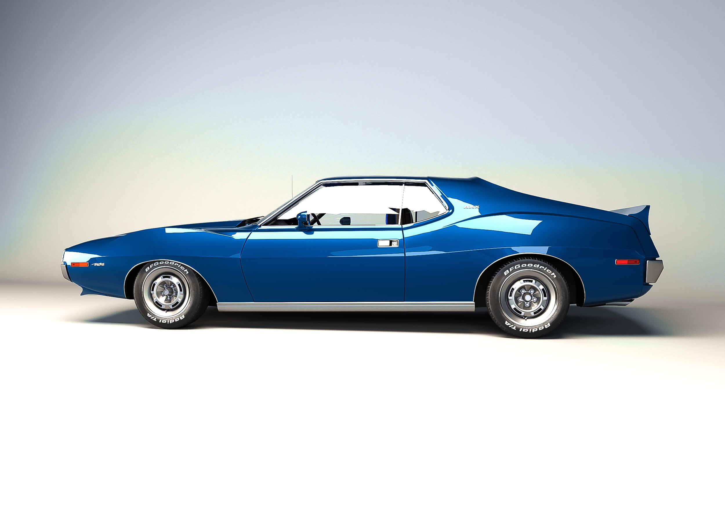 AMC Javelin 1971 - 3D Model by aur2l