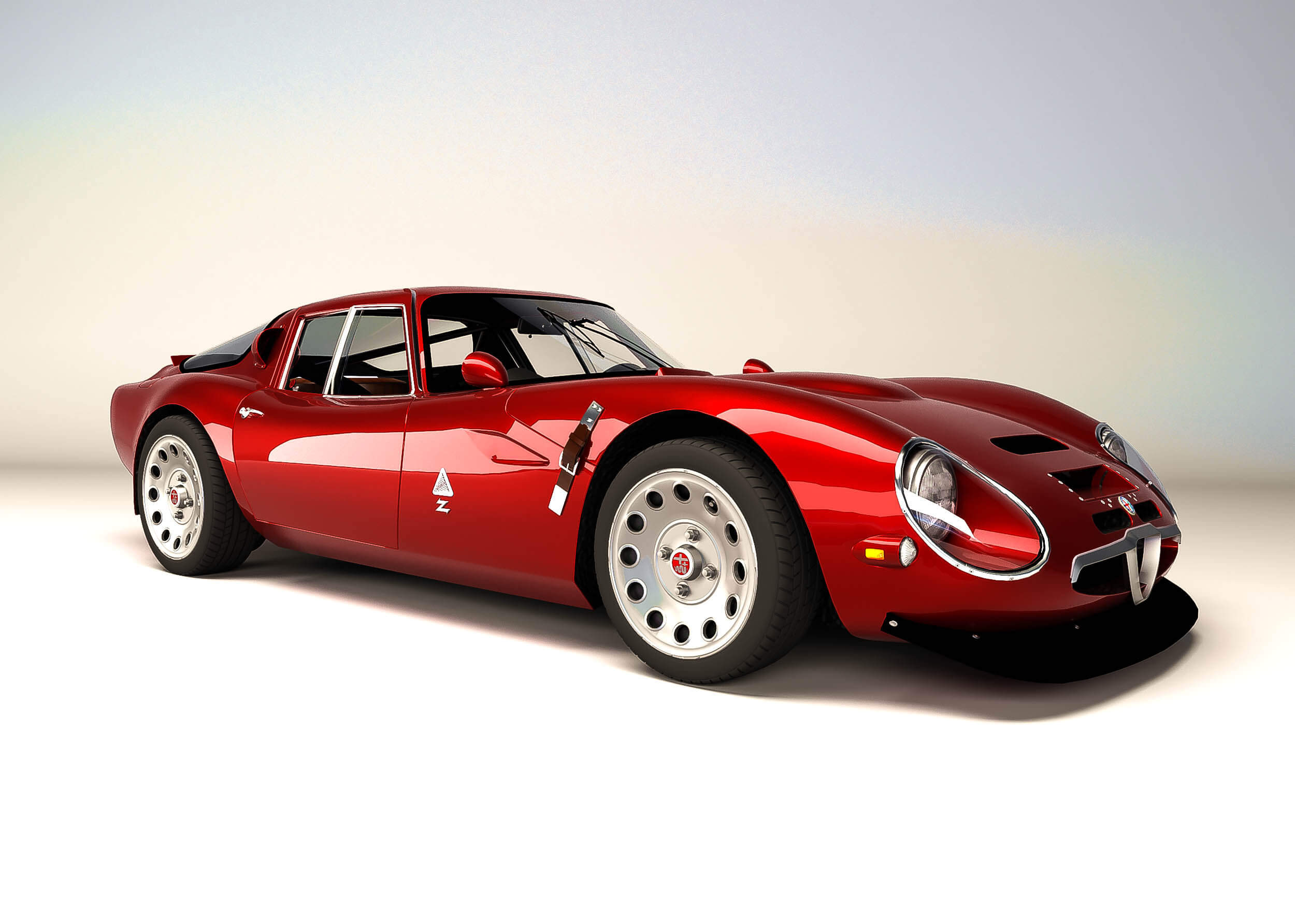 Guilia Alfa Romeo 1965 - 3D Model by aur2l