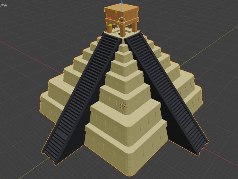 Mayan Temples - Free 3D Model by aurelien
