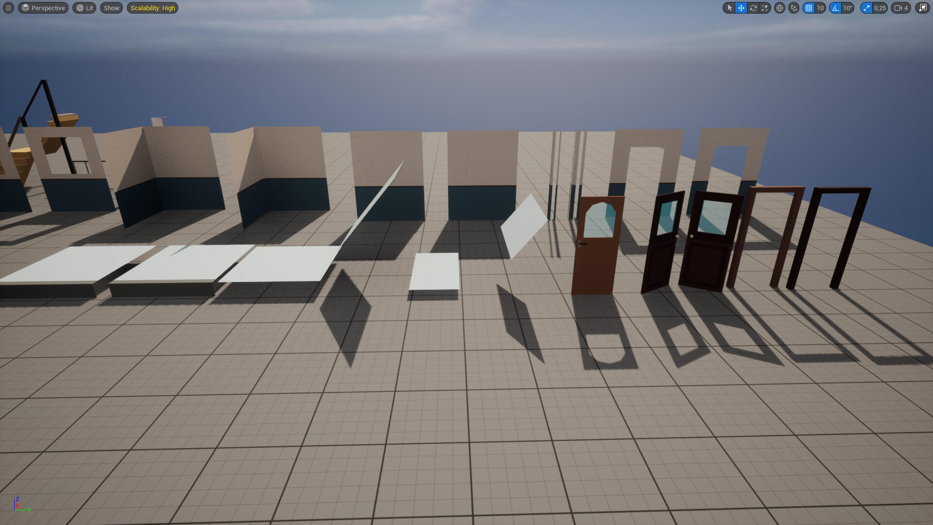 Modular Low Poly Build & House - Free 3D Model by aurelien