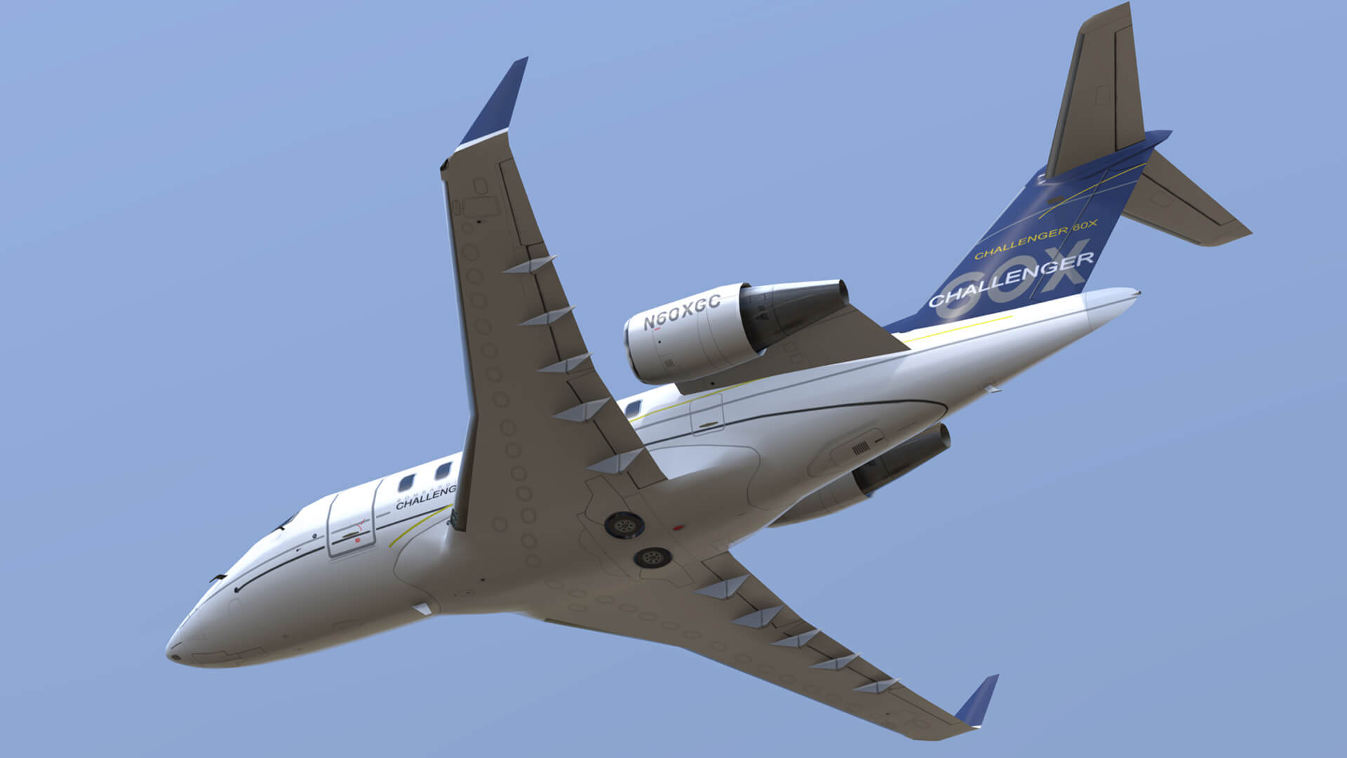 Bombardier Challenger CL-604/605 3D Model by Autoflex