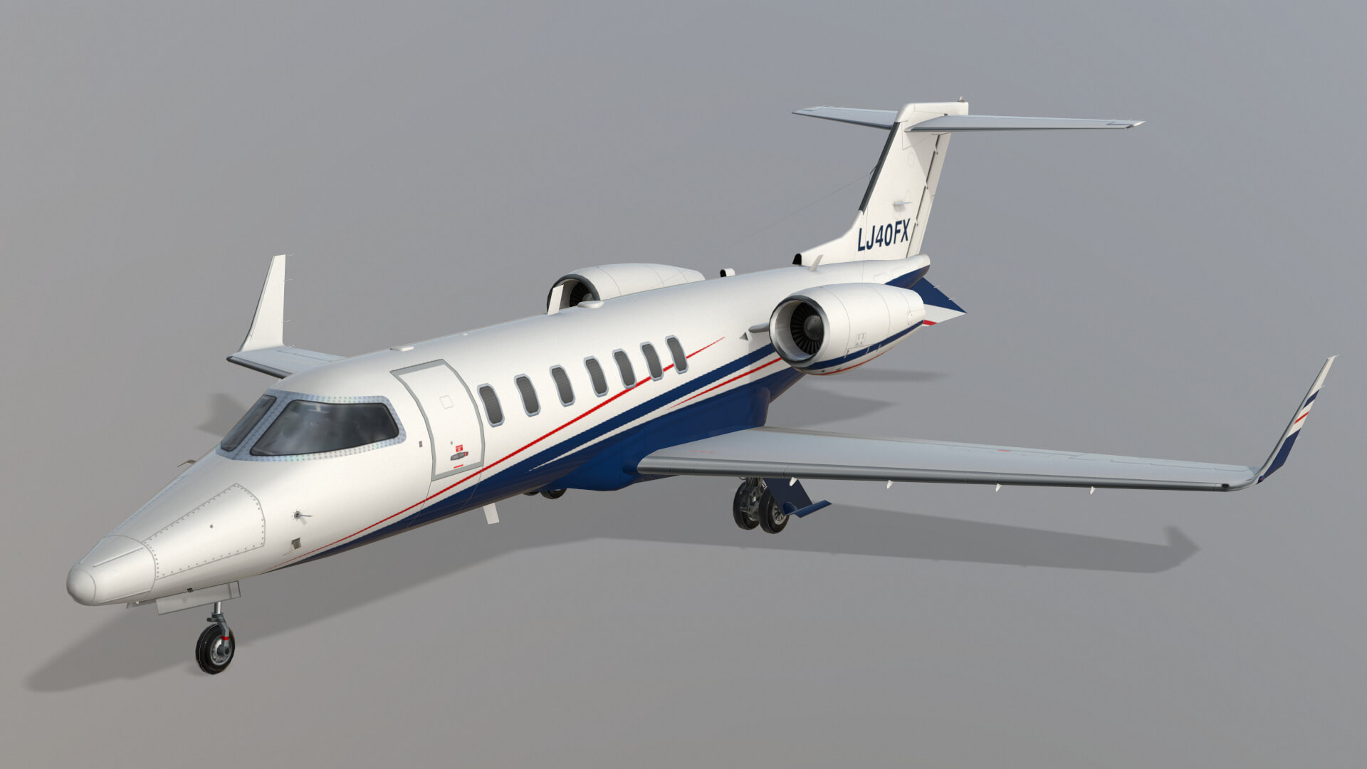 Bombardier Learjet 40 - 3D Model by Autoflex