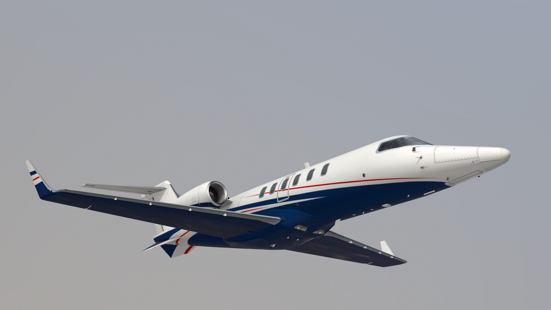 Bombardier Learjet 40 - 3D Model by Autoflex