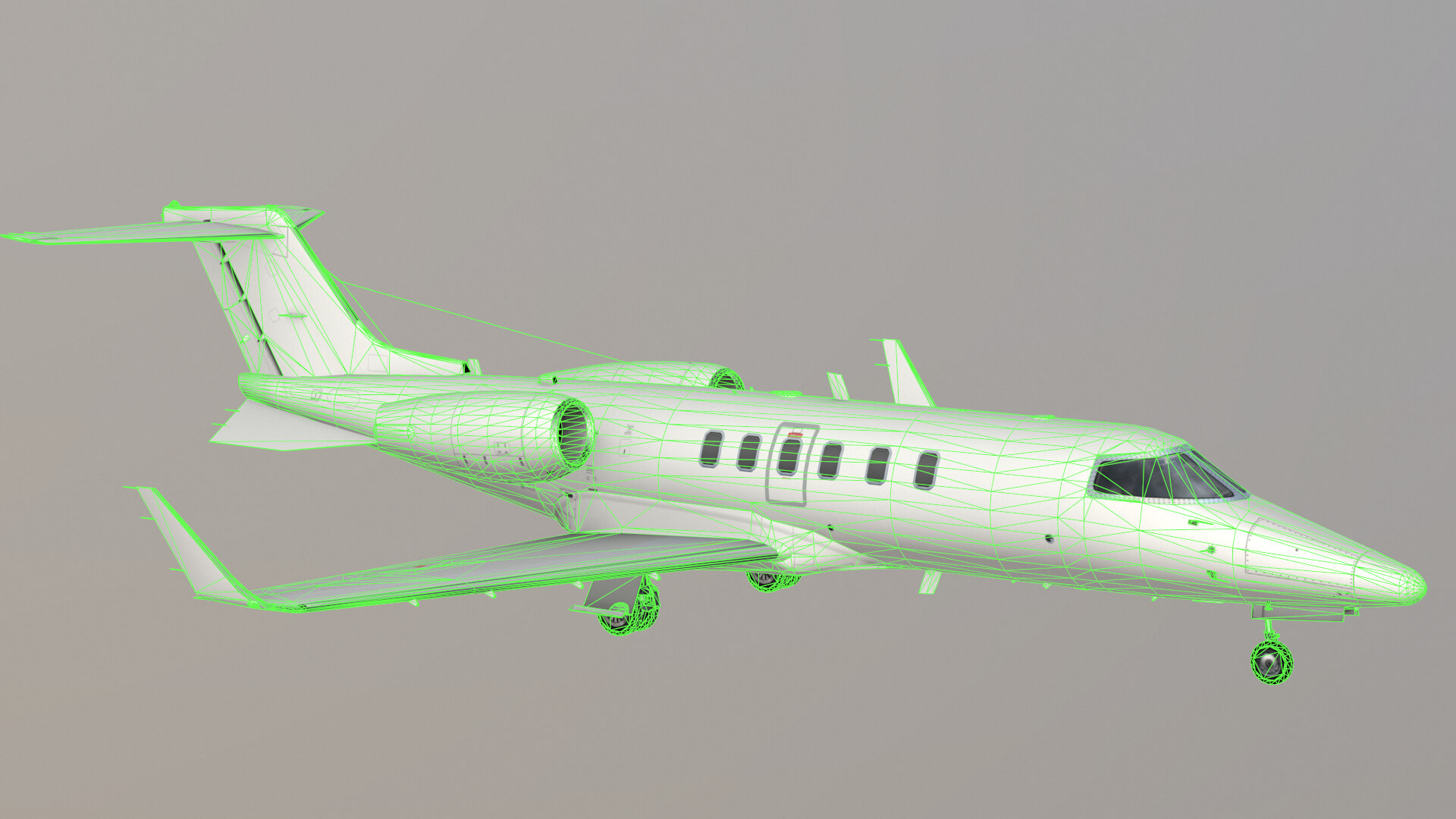 Bombardier Learjet 40 - 3D Model by Autoflex