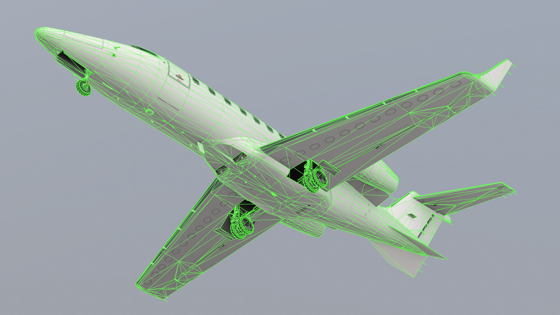Bombardier Learjet 40 - 3D Model by Autoflex