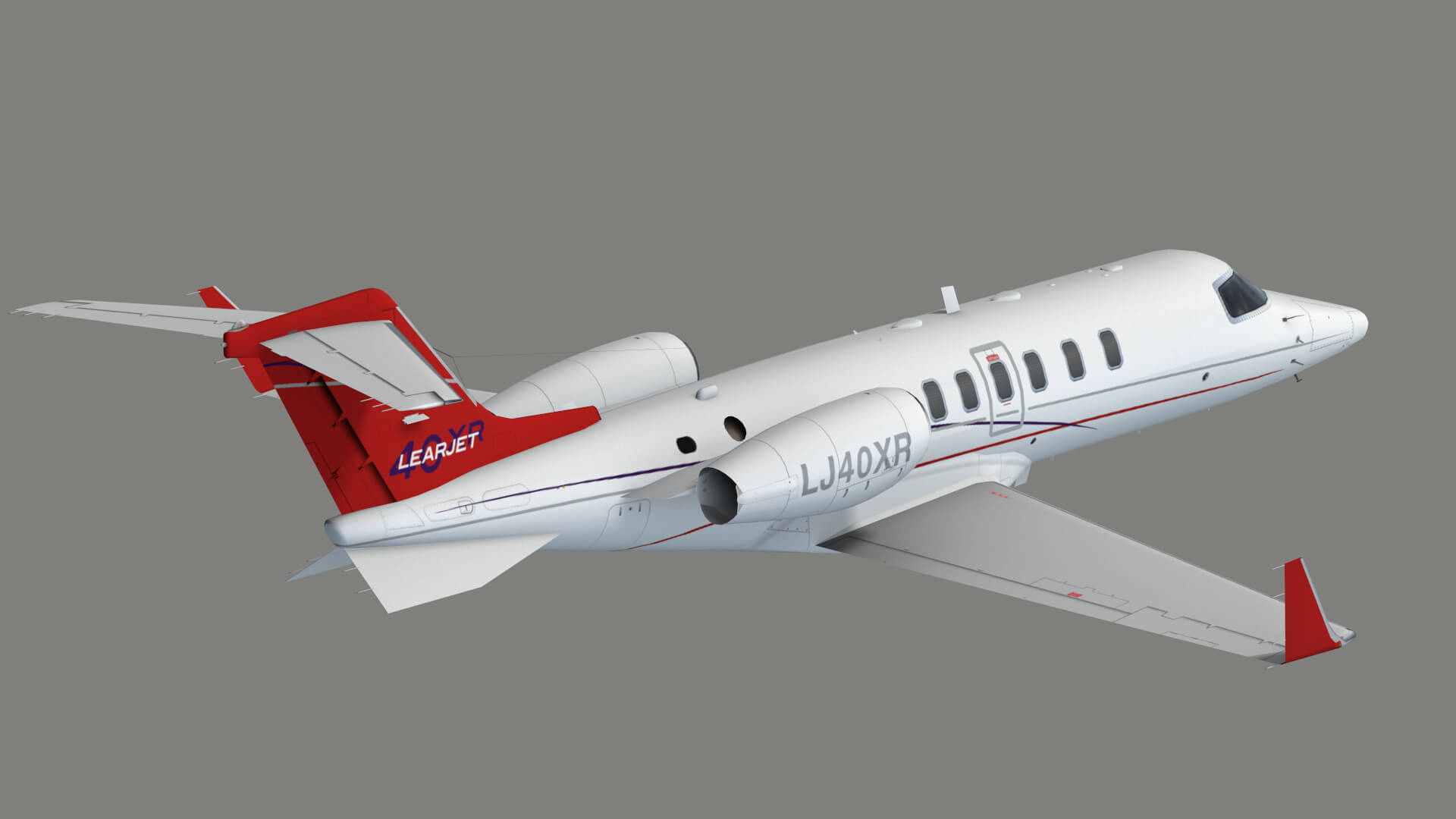 Bombardier Learjet 40XR - 3D Model by Autoflex
