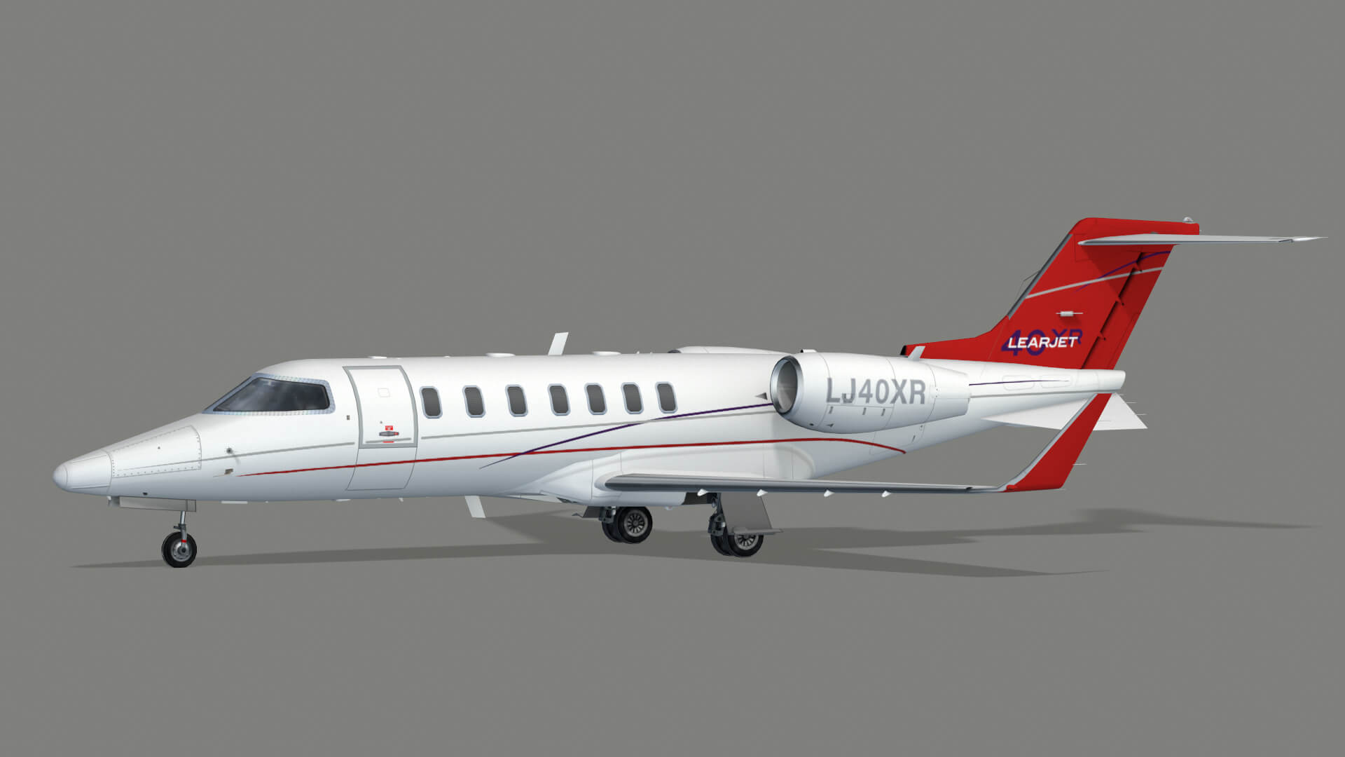 Bombardier Learjet 40XR - 3D Model by Autoflex