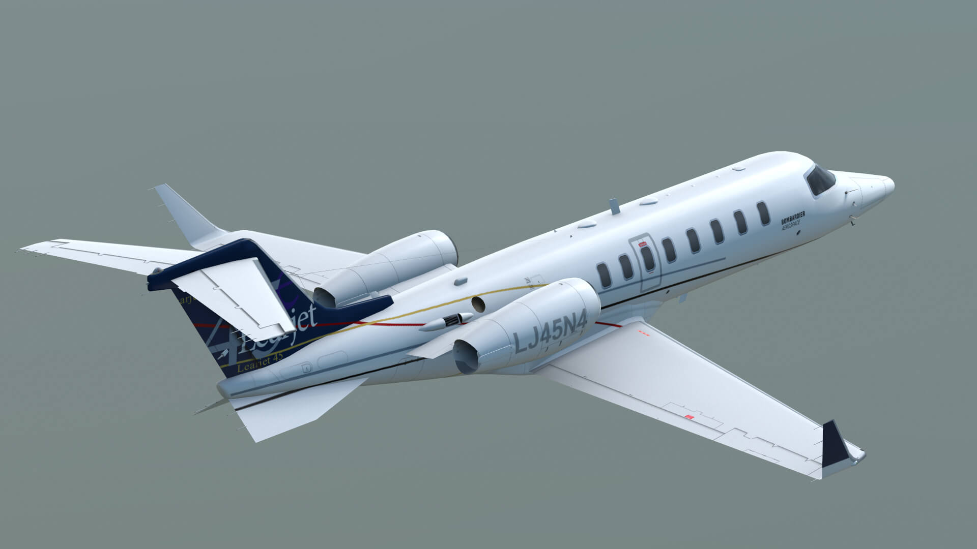 Bombardier Learjet 45 - 3D Model by Autoflex
