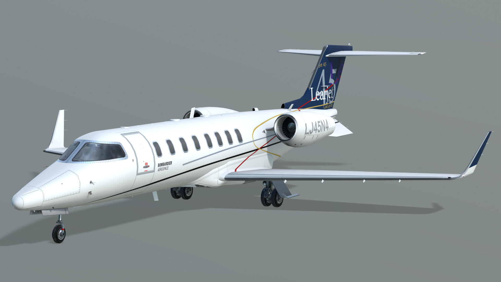 Bombardier Learjet 45 - 3D Model by Autoflex