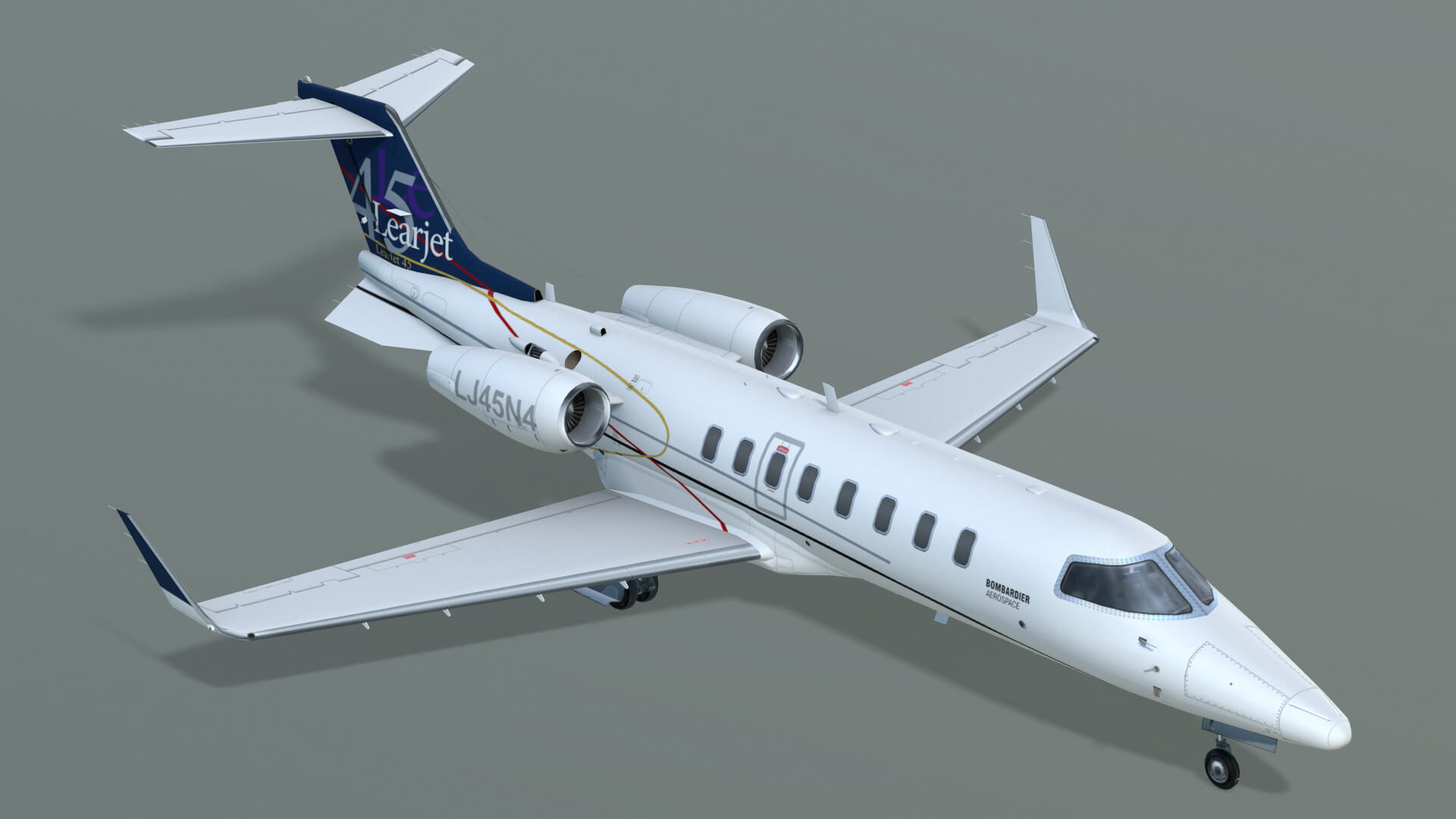 Bombardier Learjet 45 - 3D Model by Autoflex