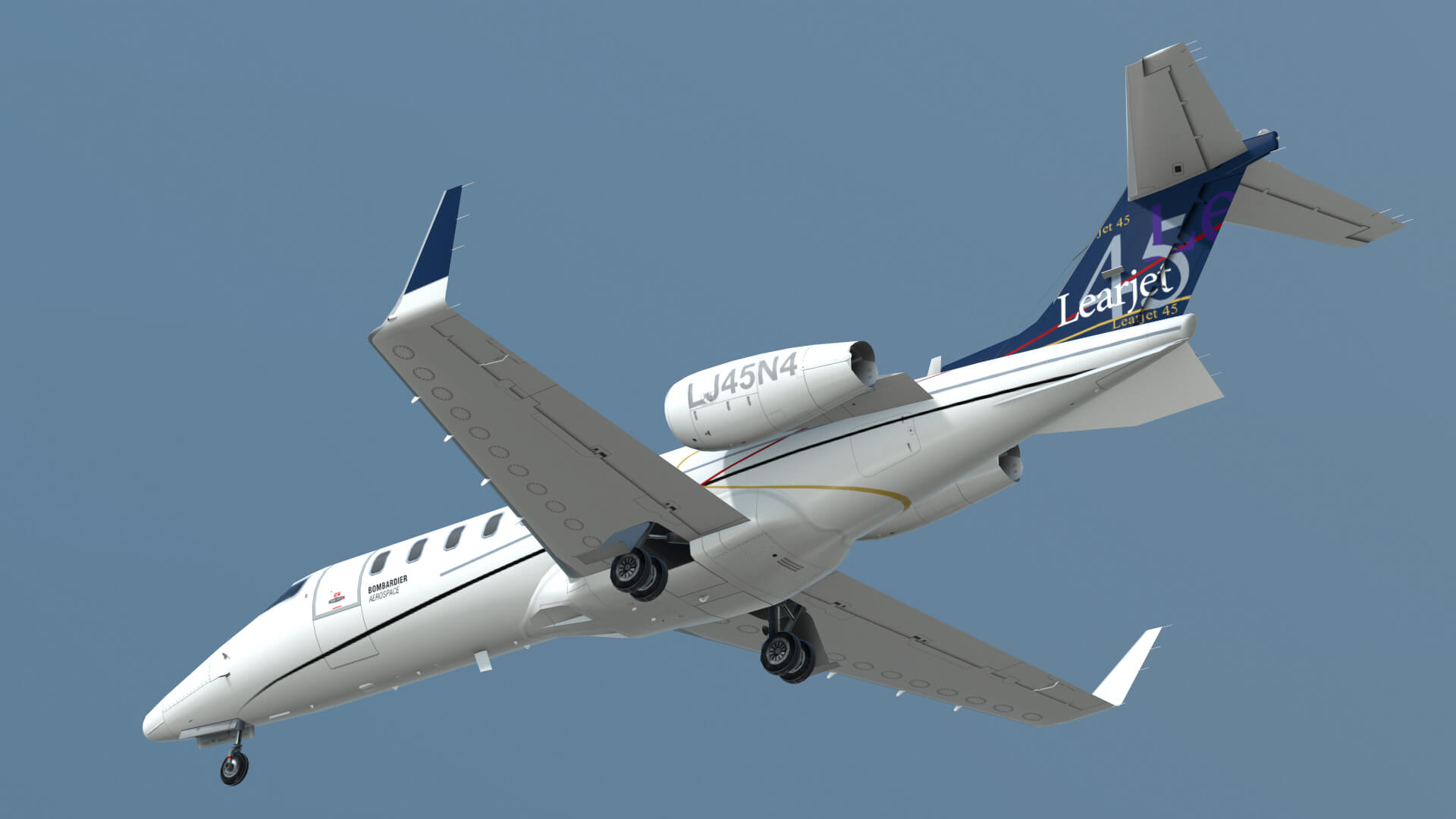 Bombardier Learjet 45 - 3D Model by Autoflex