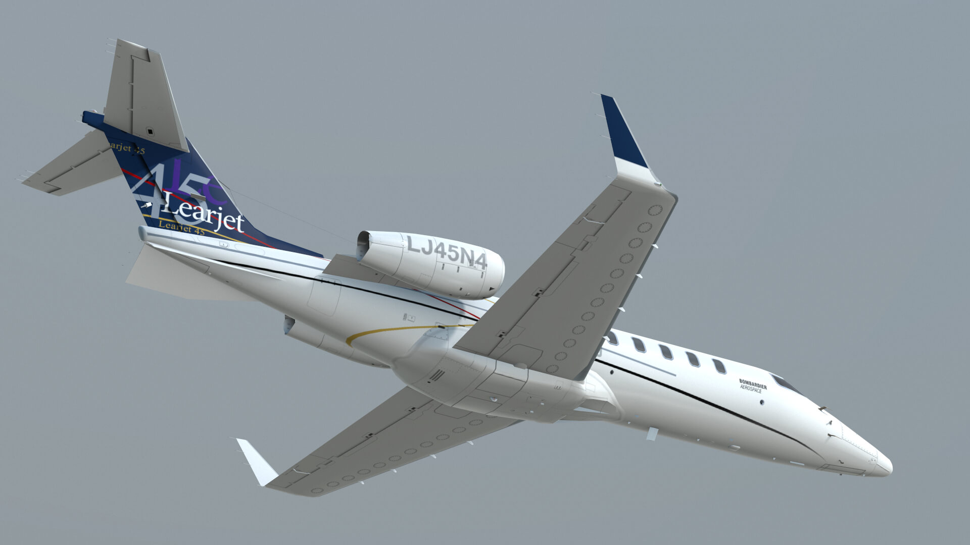 Bombardier Learjet 45 - 3D Model by Autoflex
