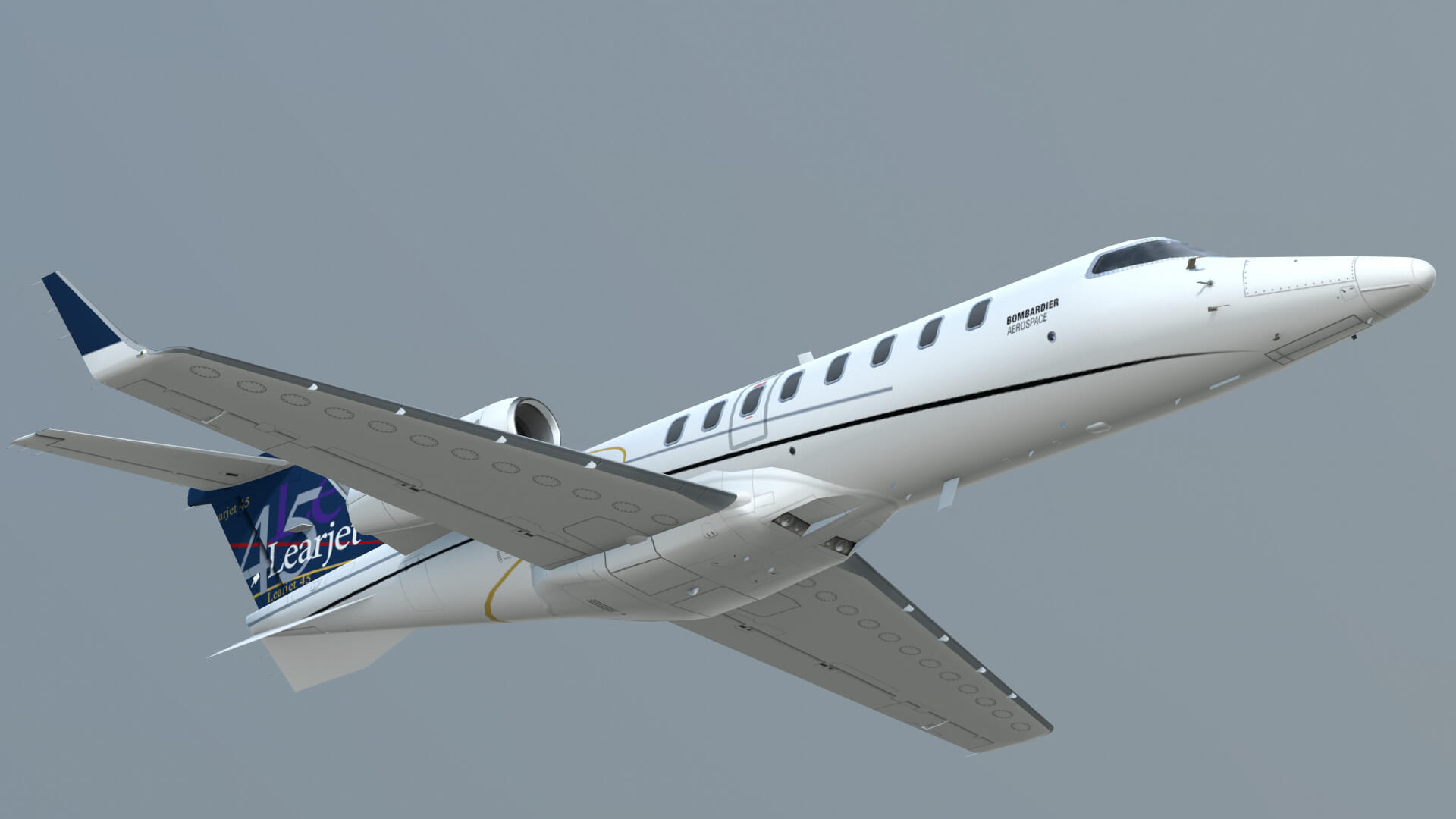 Bombardier Learjet 45 - 3D Model by Autoflex